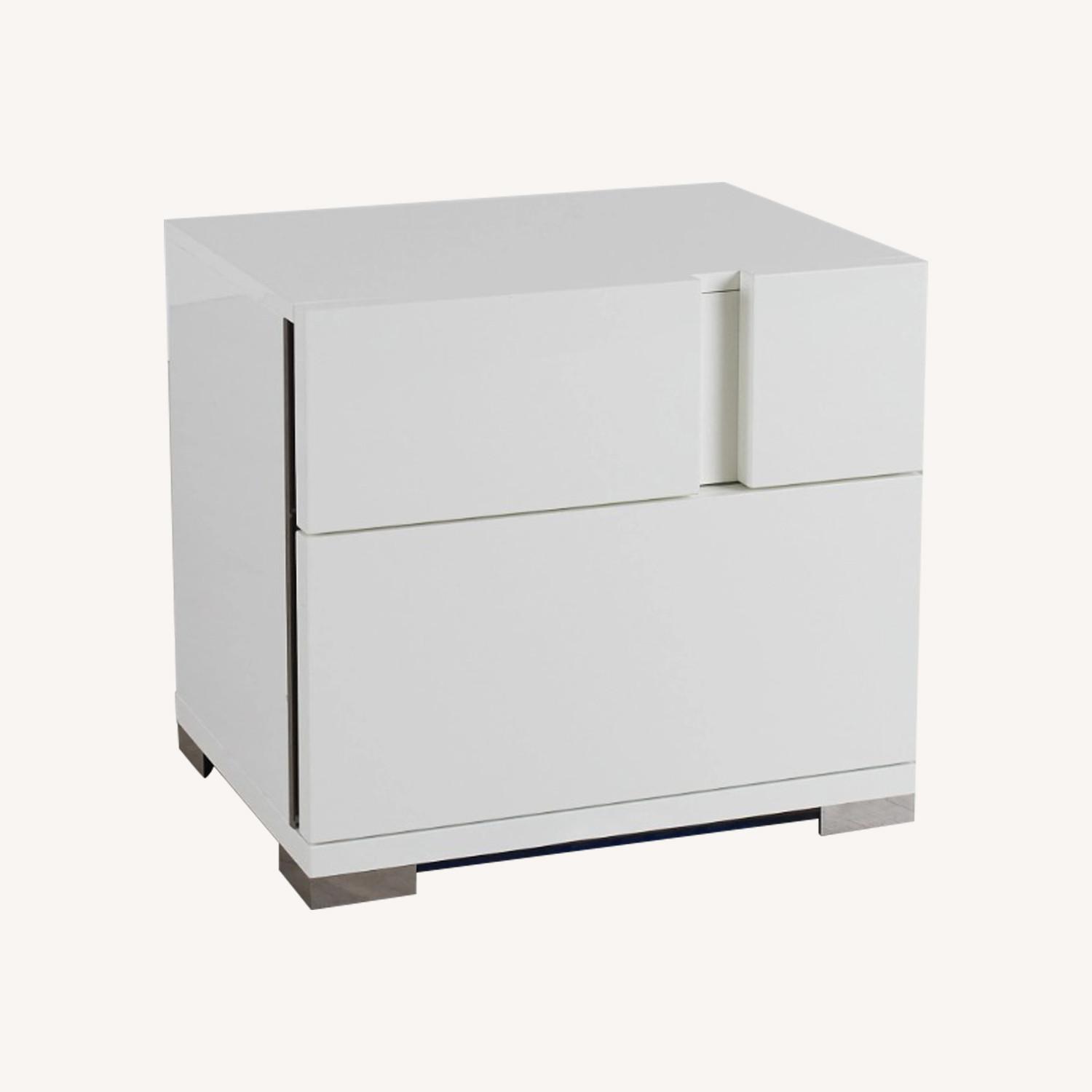 ALF Group Santino White Nightstand - AptDeco