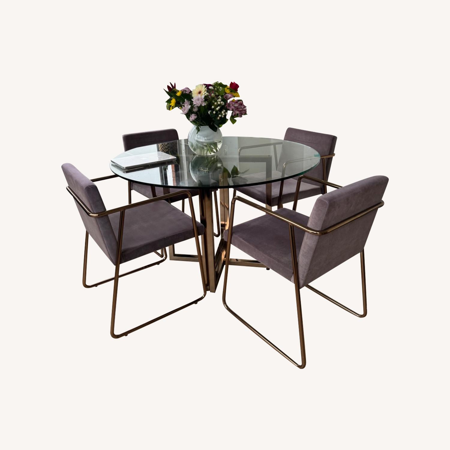 CB2 Silverado Dining Set - AptDeco
