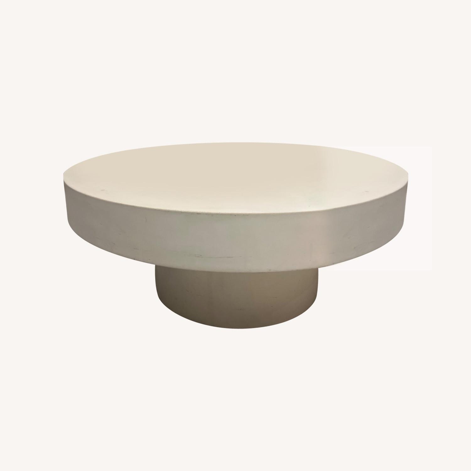 CB2 White Shroom Coffee Table - AptDeco