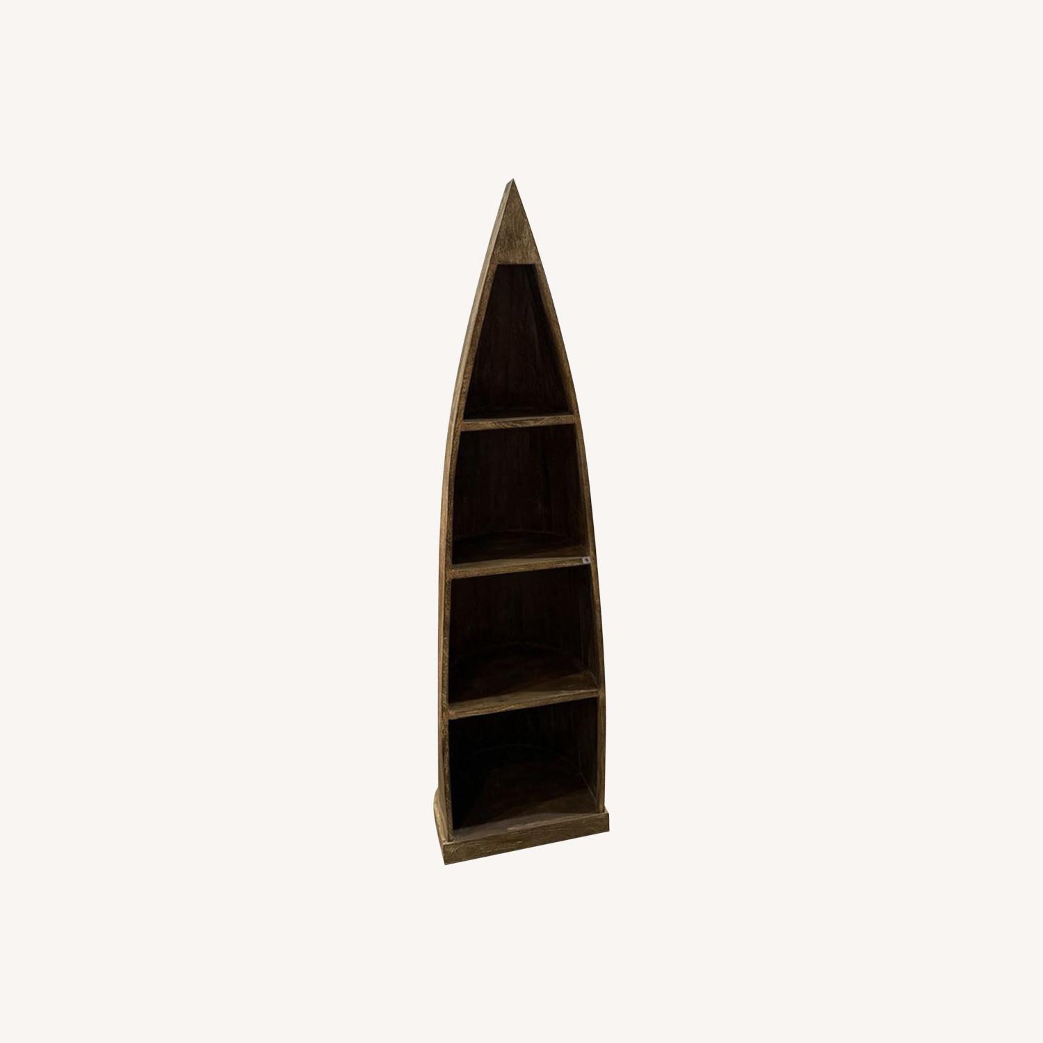 Canoe Bookcase Brown - AptDeco