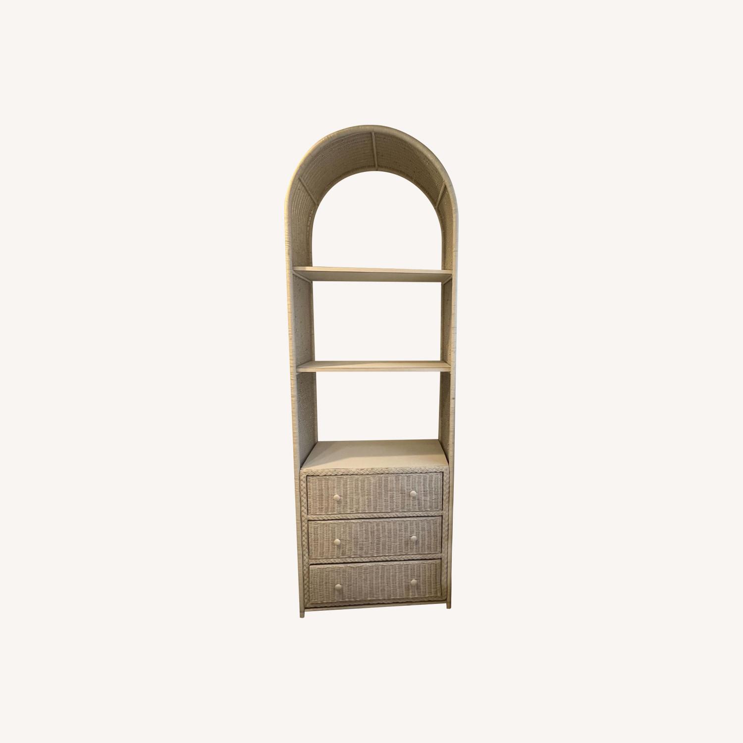 Wicker Hutch - AptDeco