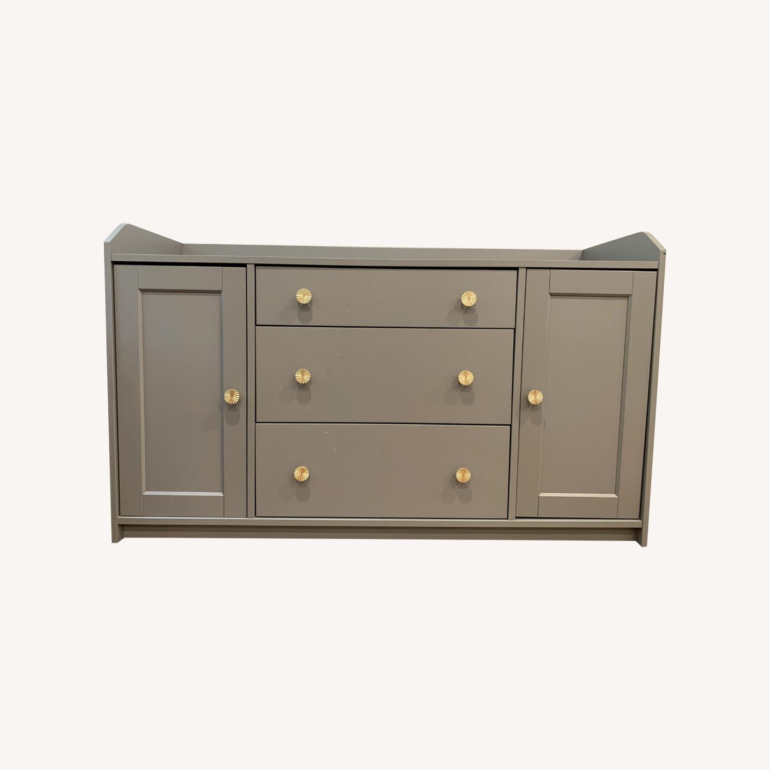 IKEA Gray Sideboard - AptDeco