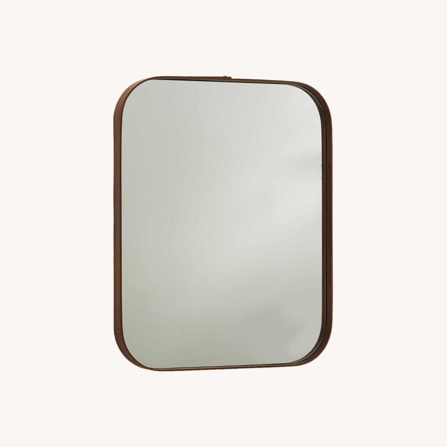 Pottery Barn Bentley Rounded Rectangle Wall Mirror - AptDeco