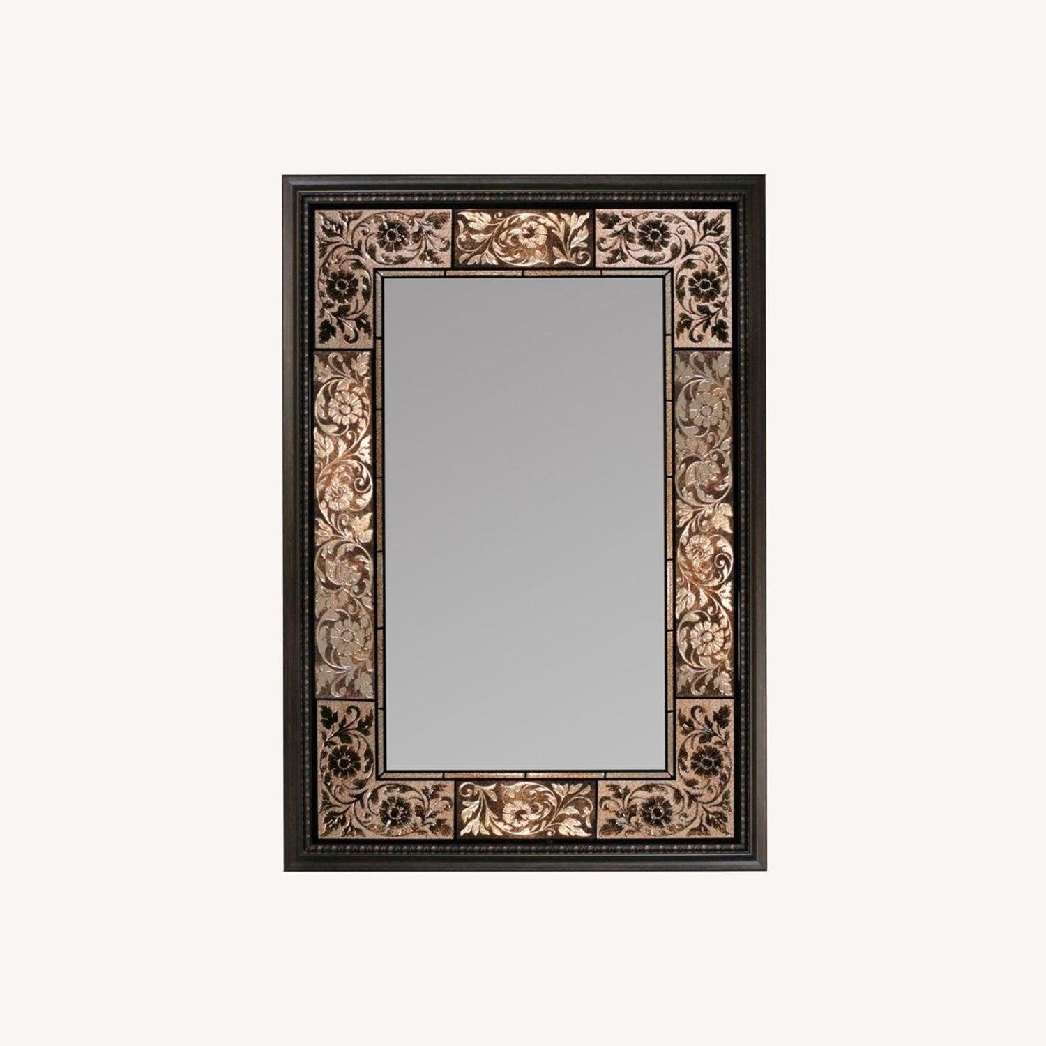 French Tile Mirror - AptDeco