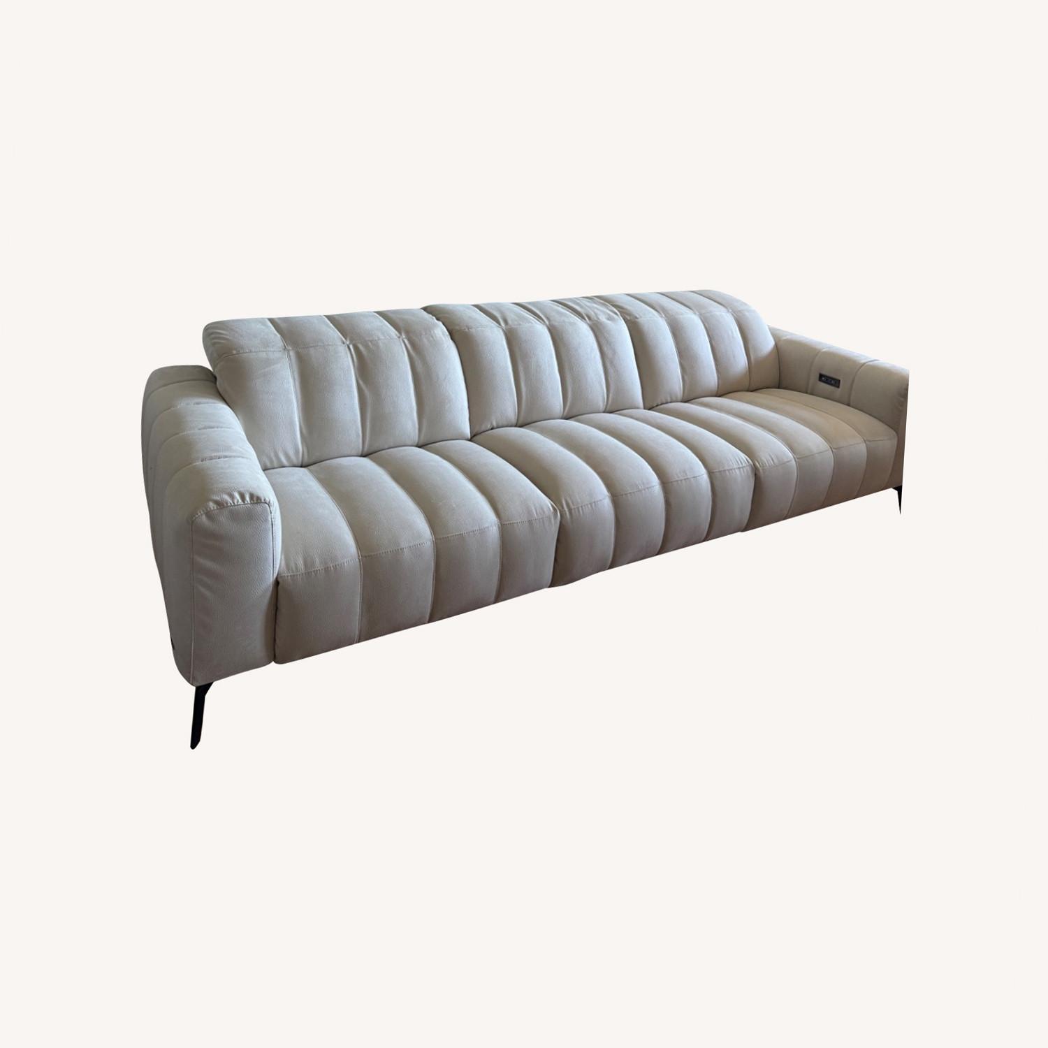 Natuzzi Luxury Custom Italian Fully Electric Sofa - AptDeco