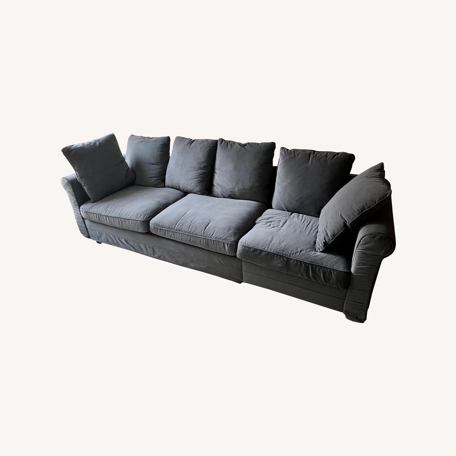 IKEA Finnala Gray 3 Seat Sofa Bed - AptDeco