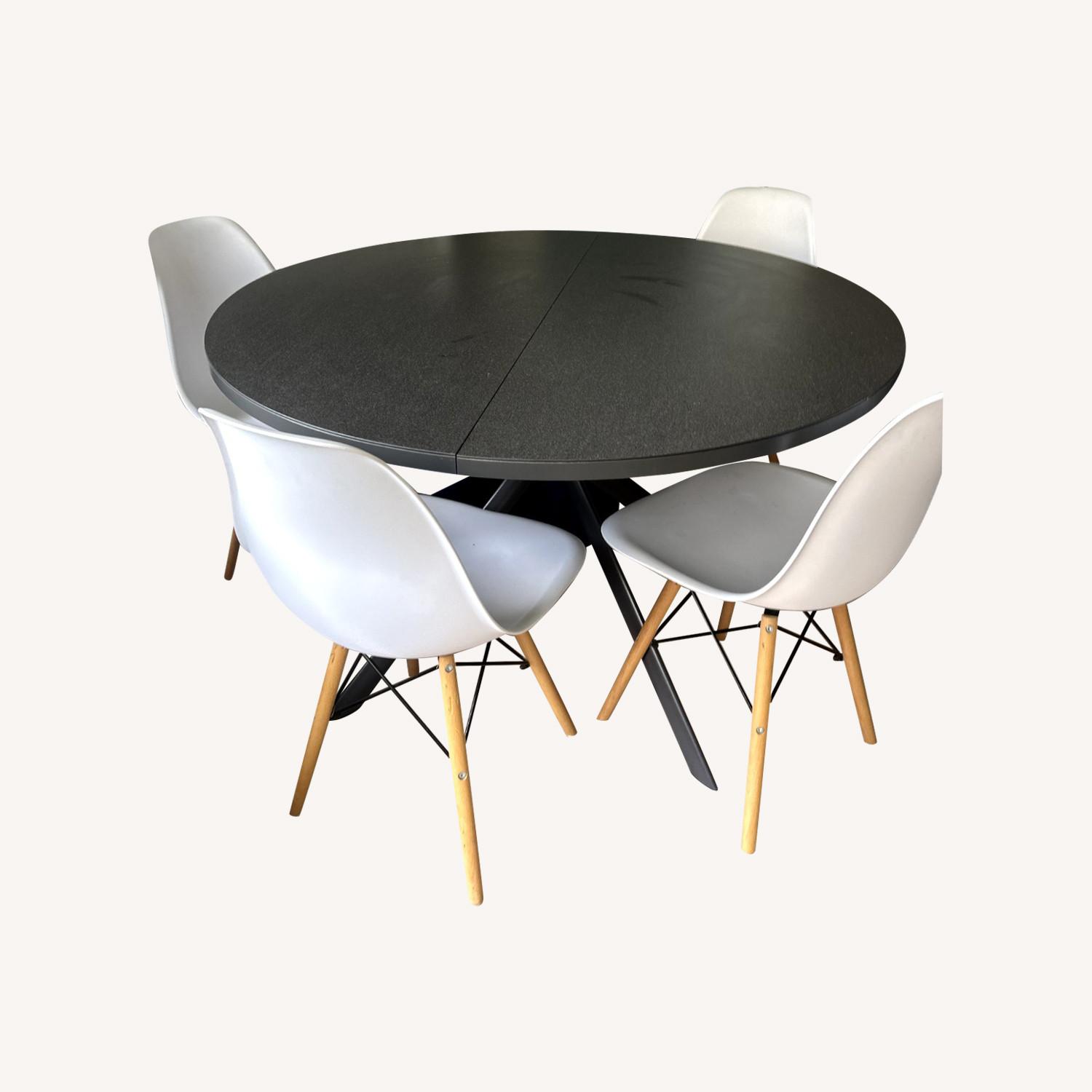 Jensen Lewis Extendable Dining Table & Chairs - AptDeco