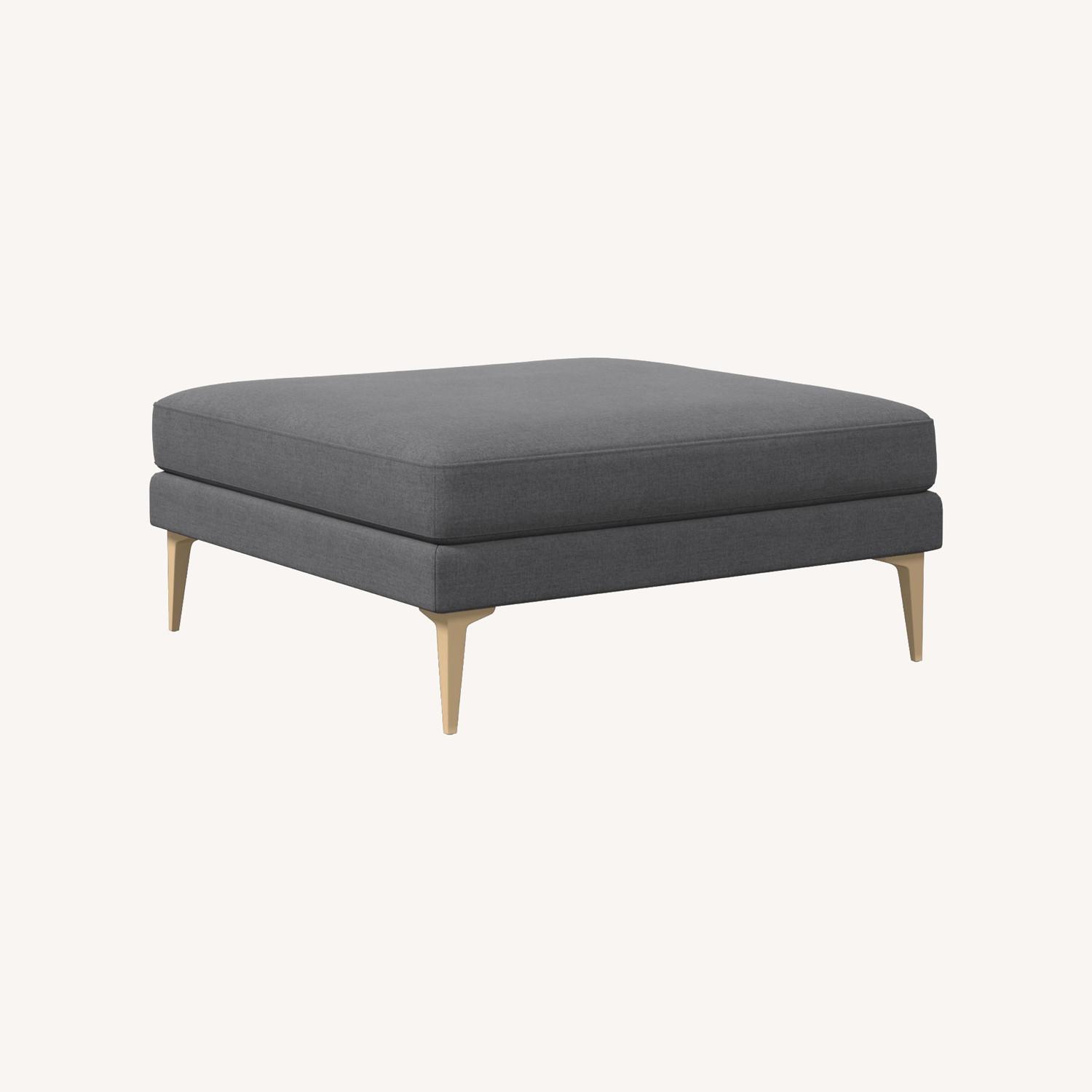 West Elm Andes Ottoman - AptDeco