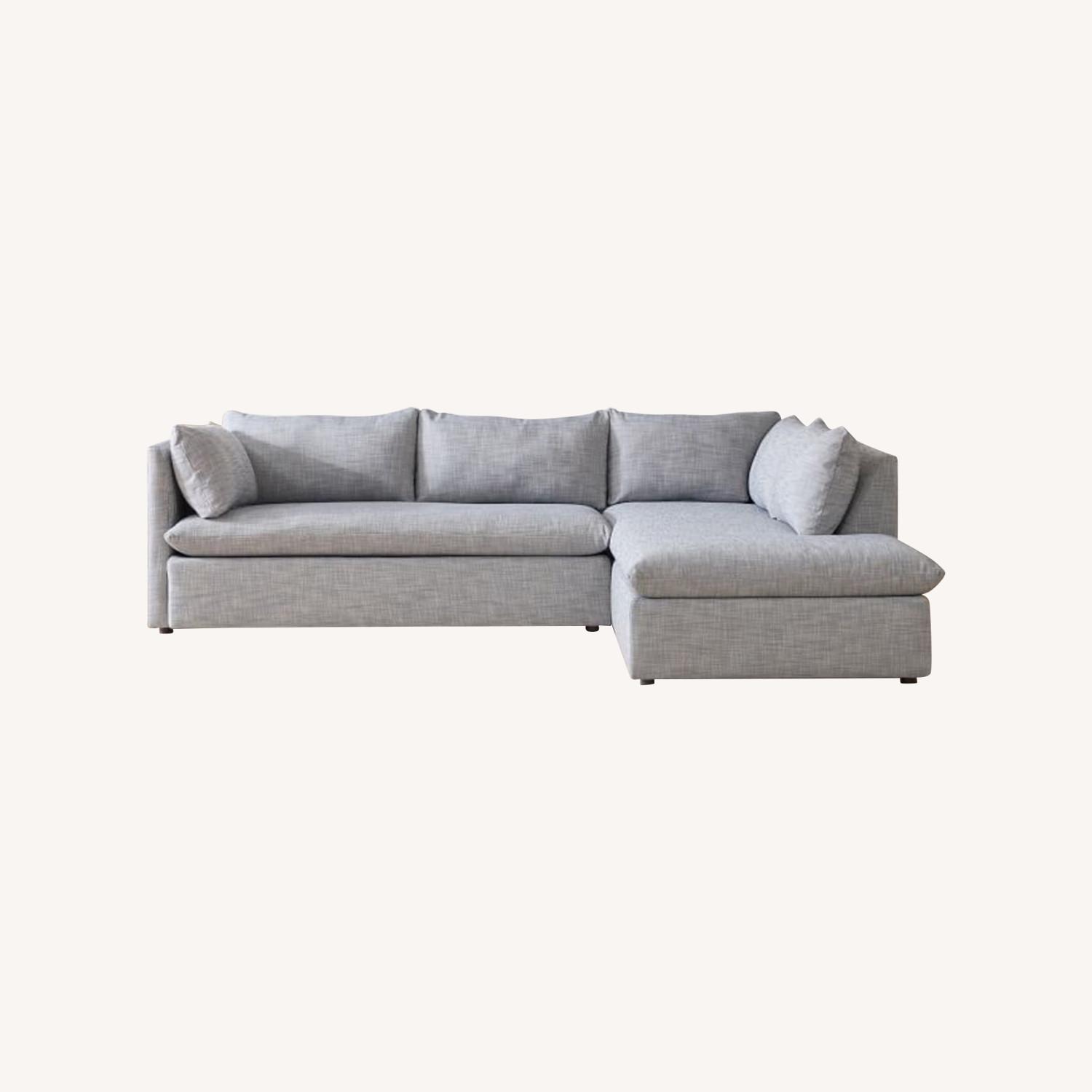 West Elm Shelter Couch Sectional AptDeco