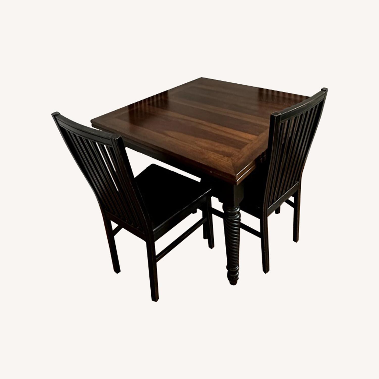 Arhause Expandable Solid Wood Dining Table - AptDeco