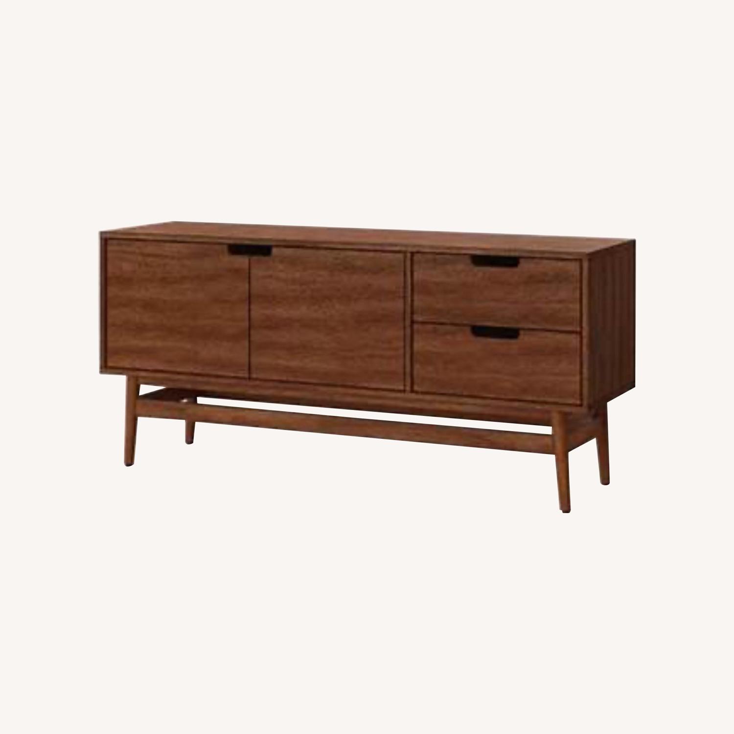 Target Project 62 Modern Media Cabinet Walnut Finish - AptDeco