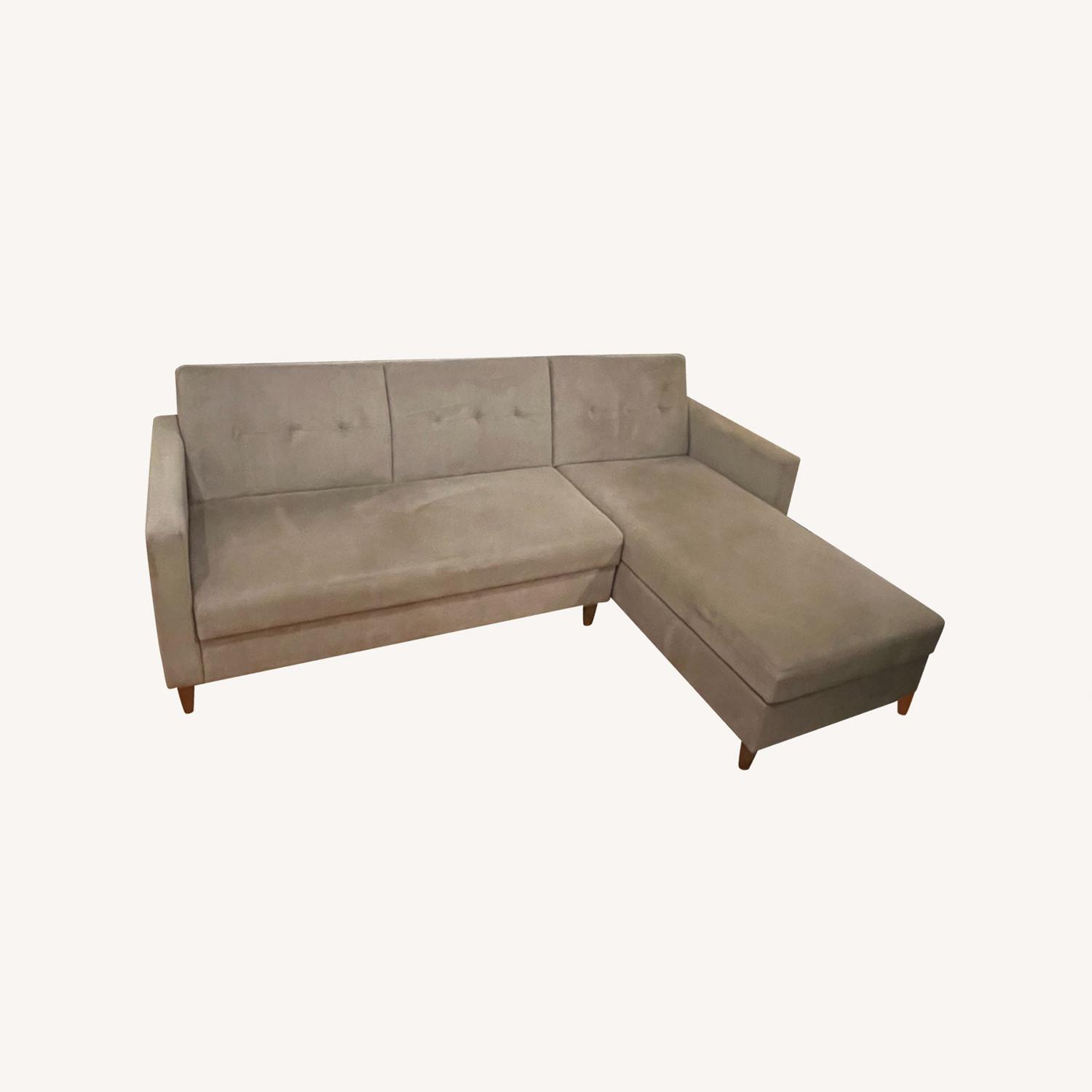 Reversible Sleeper Sectional with Storage - AptDeco