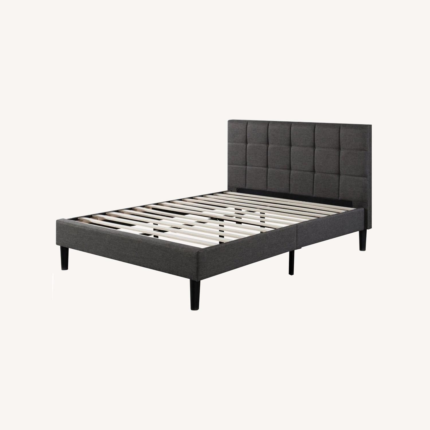 Zinus Full Size Wood Bed Frame with Headboard - AptDeco