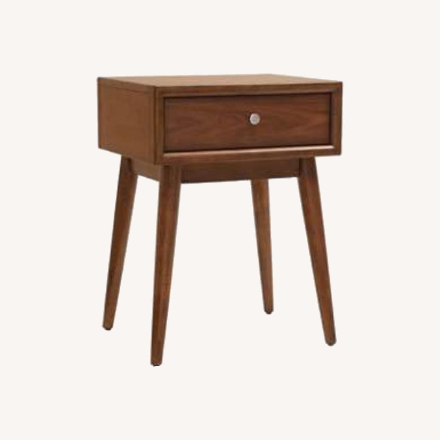 Pair of Matching Walnut End Tables - AptDeco