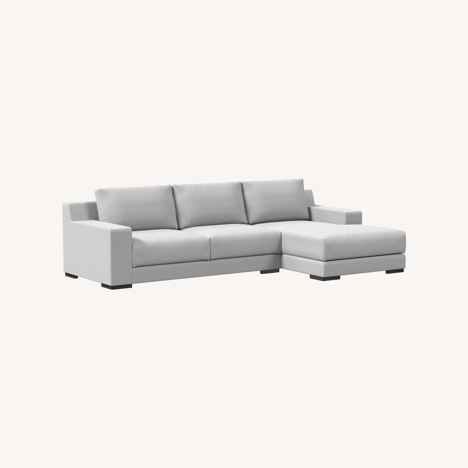 West Elm Dalton 2-Piece Chaise Sectional - AptDeco
