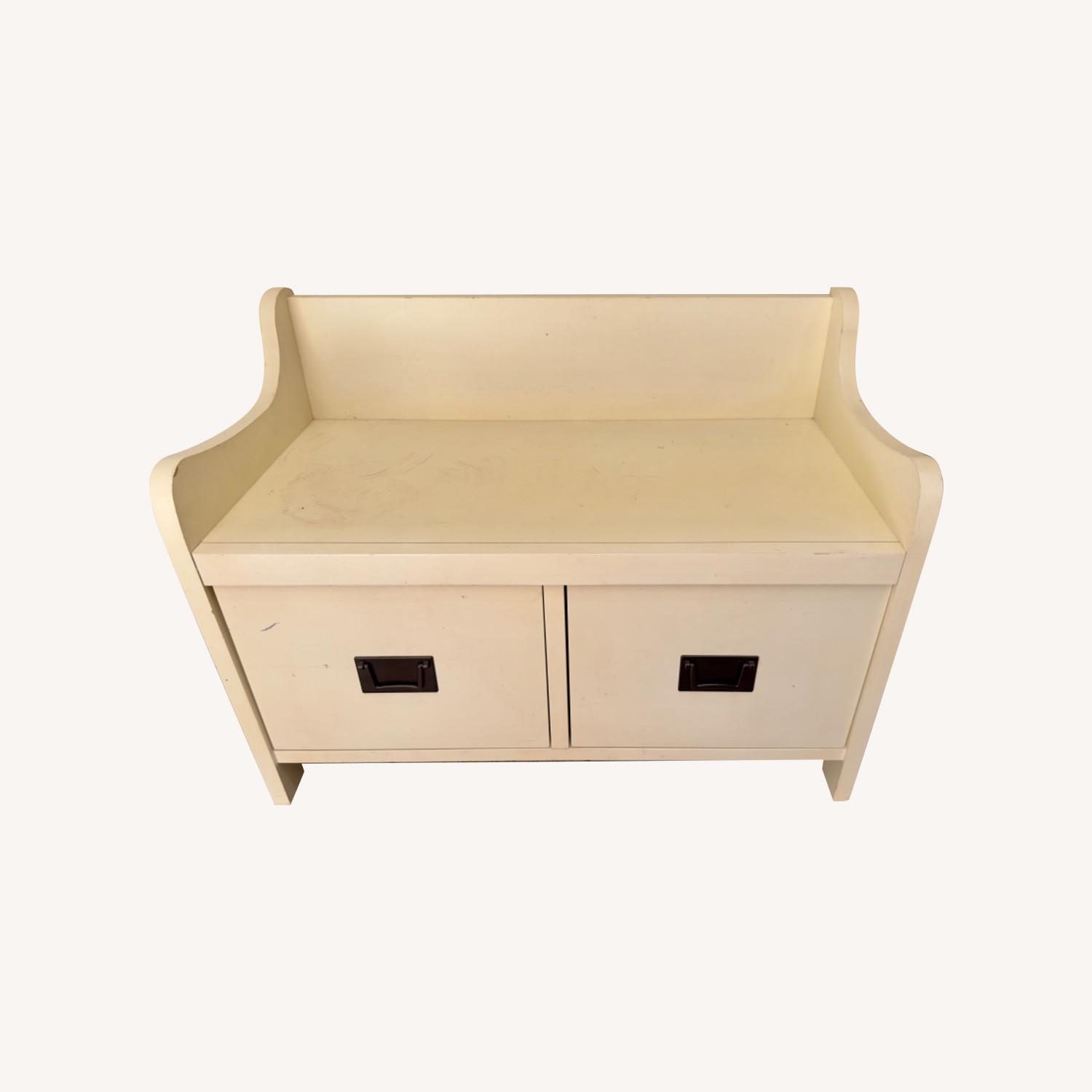 Pottery Barn Wade Entry Bench - AptDeco