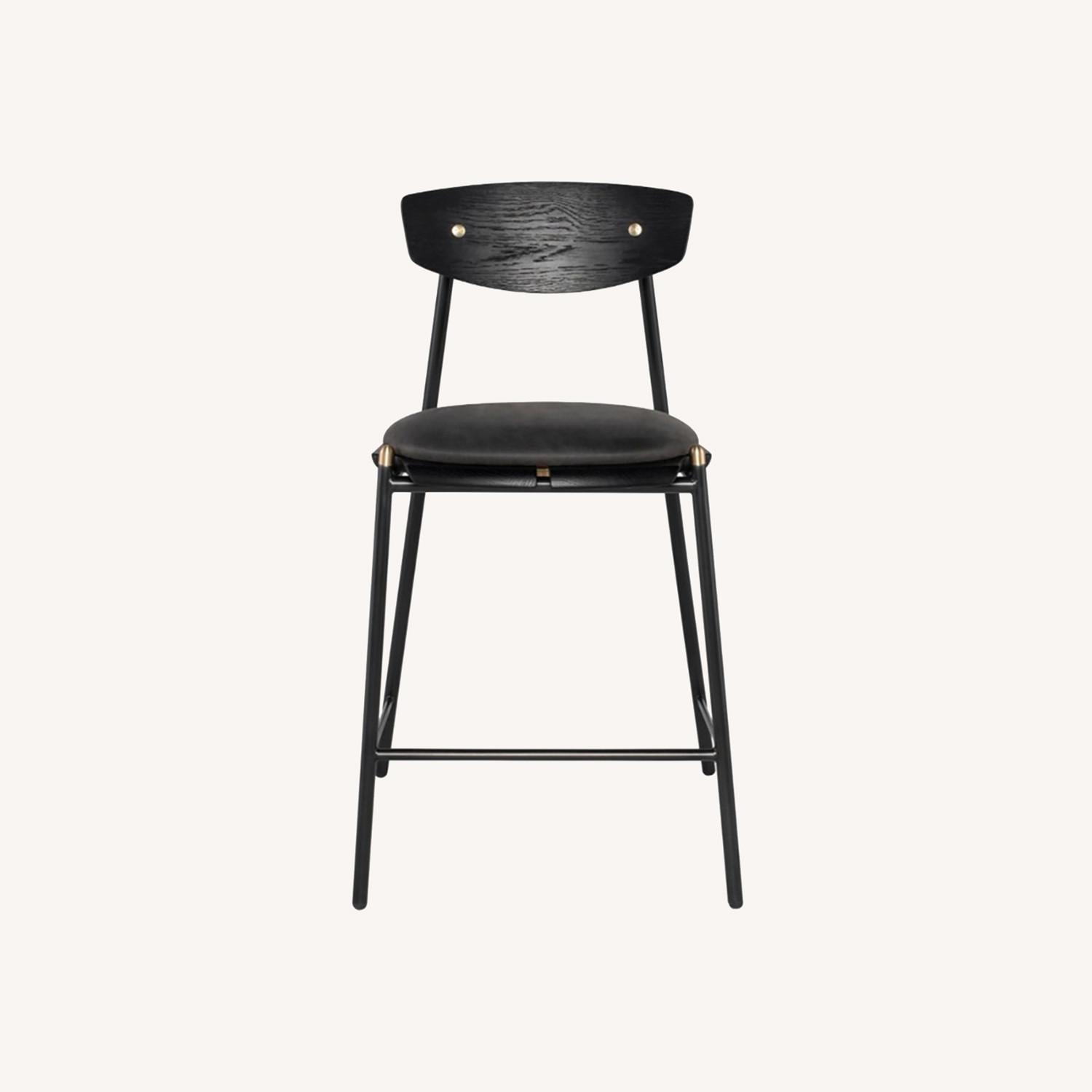 Beautiful Black Bar Stools - AptDeco