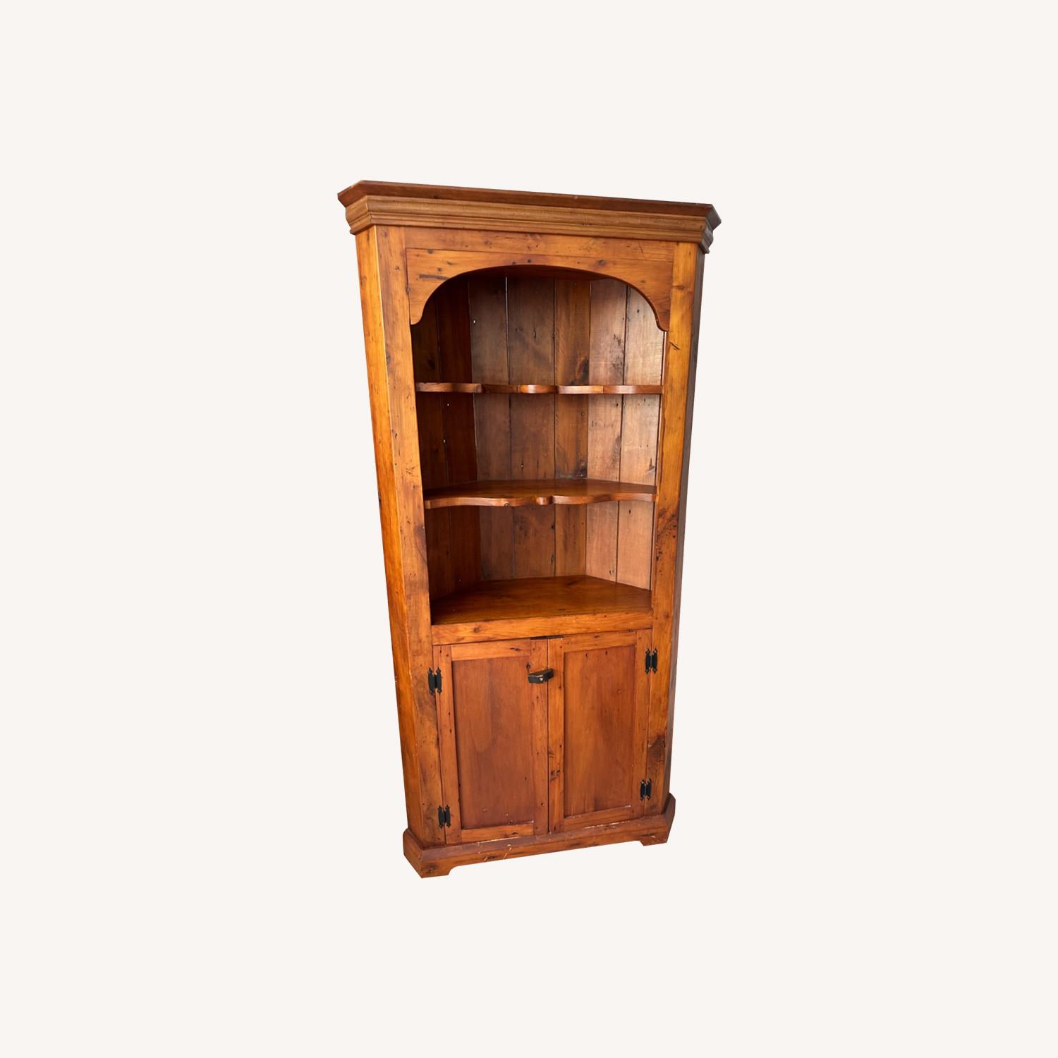Antique Corner Cabinet - AptDeco