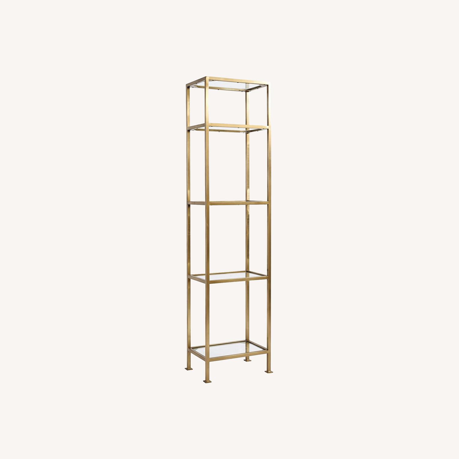 Ballard Designs Silvia Narrow Tagre Bookcase - AptDeco