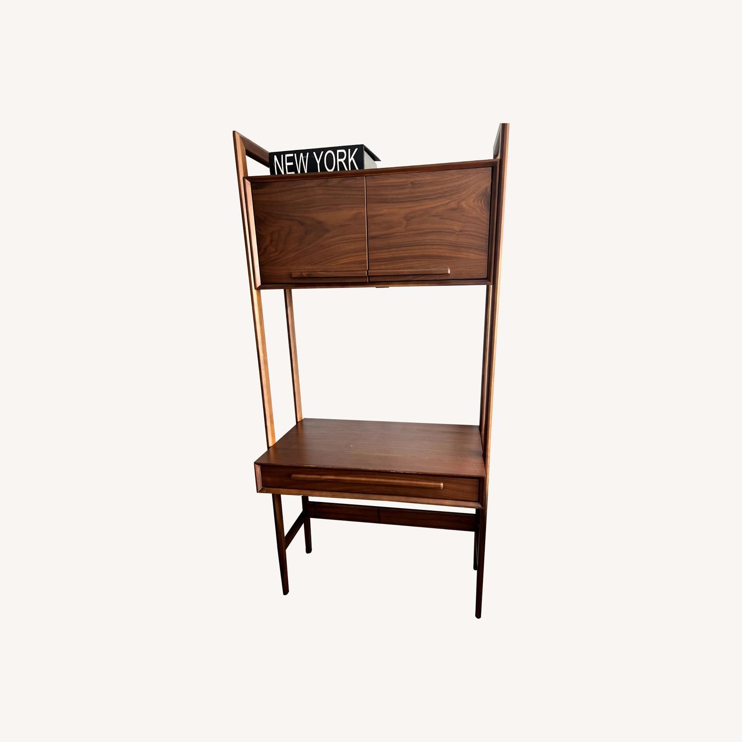 Crate & Barrel Tate Desk With Power - AptDeco