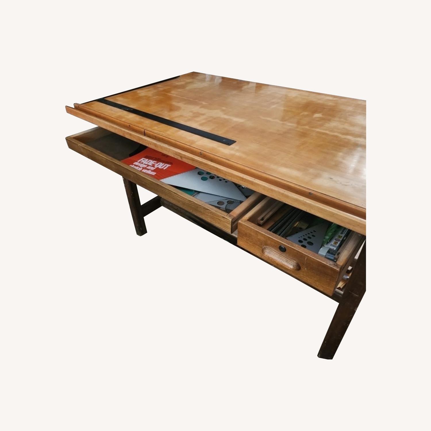 Mid-Century Drawing Table - AptDeco