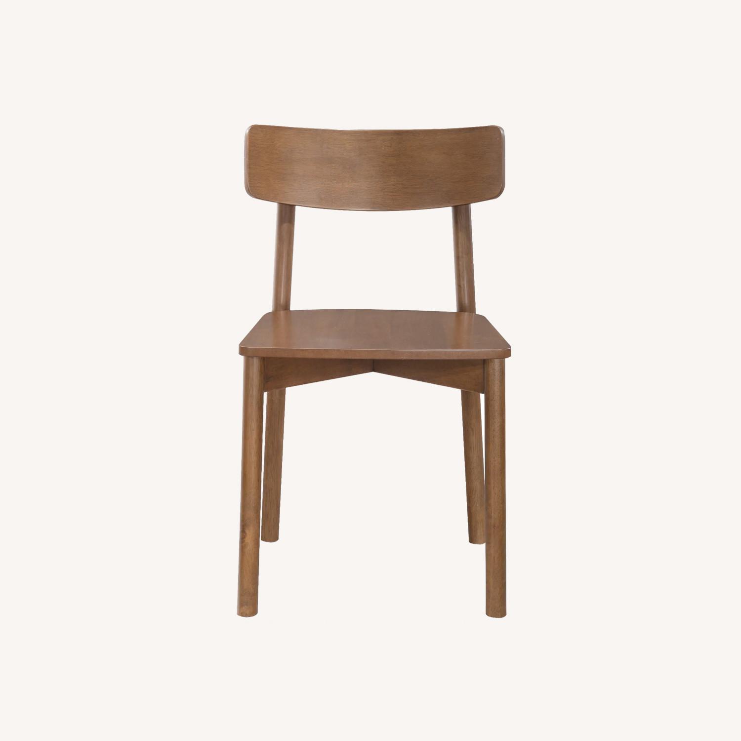 Piper Walnut Dining Chair Set of 2 - AptDeco