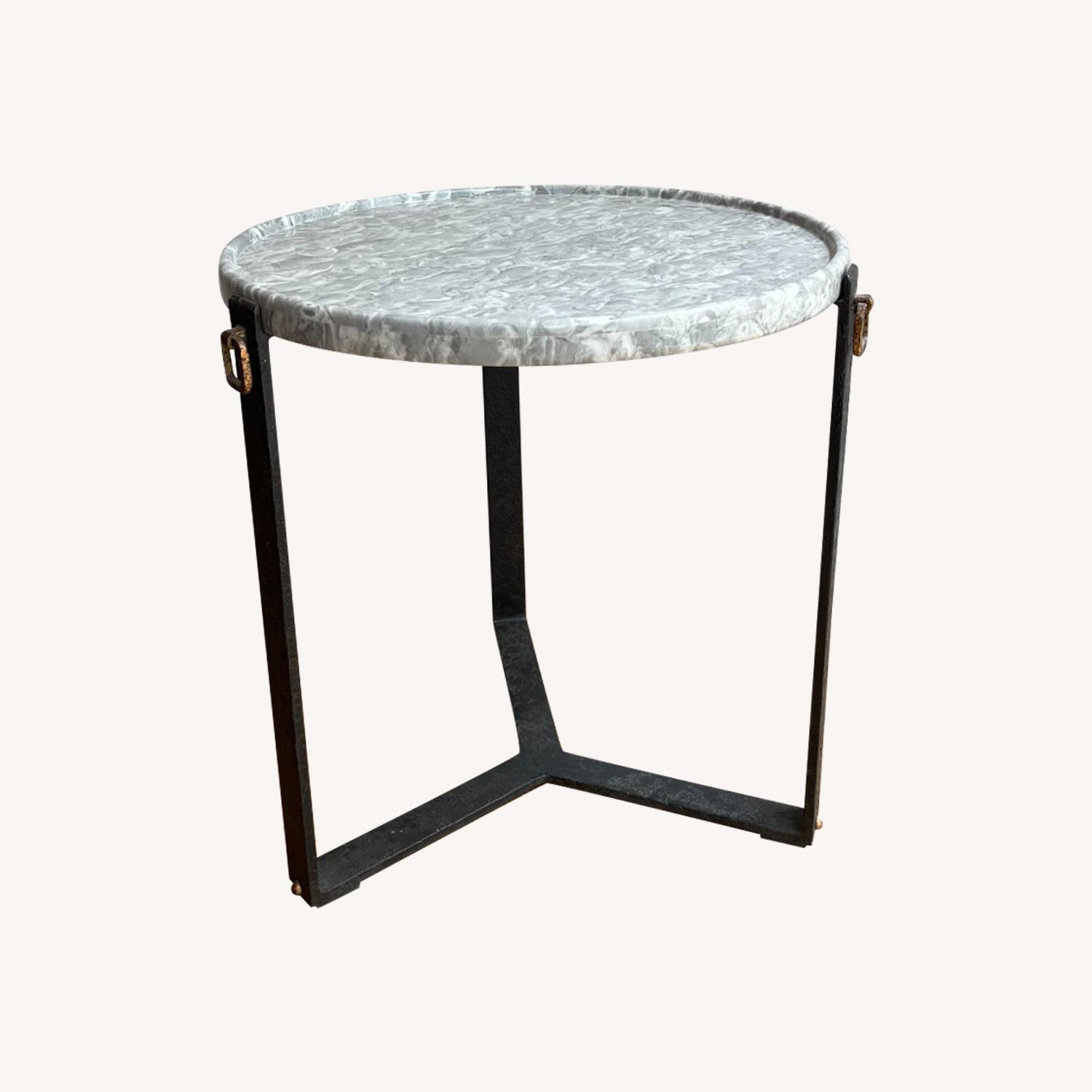 Marble-Top Side Stable (Set of 2) - AptDeco