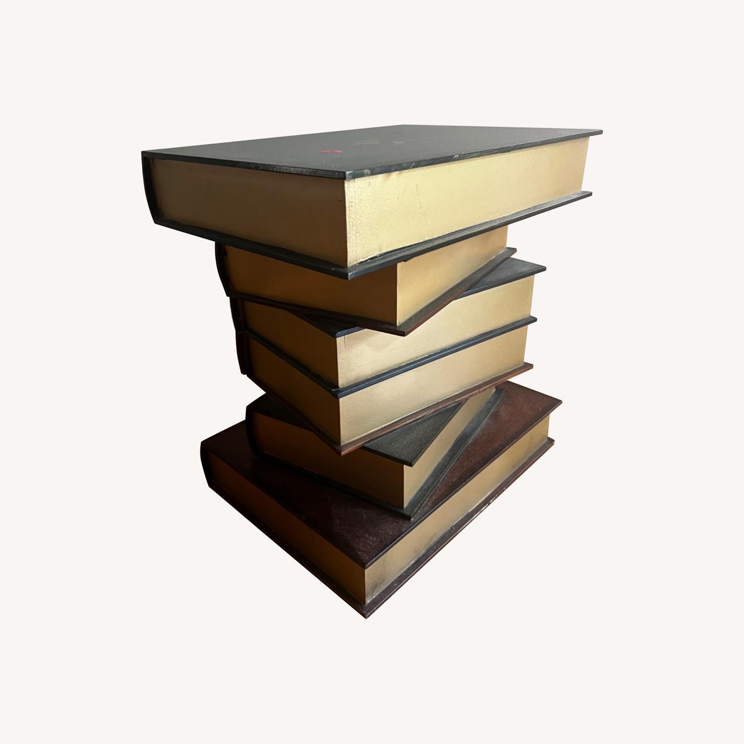 Decorative Book Stack Table - AptDeco
