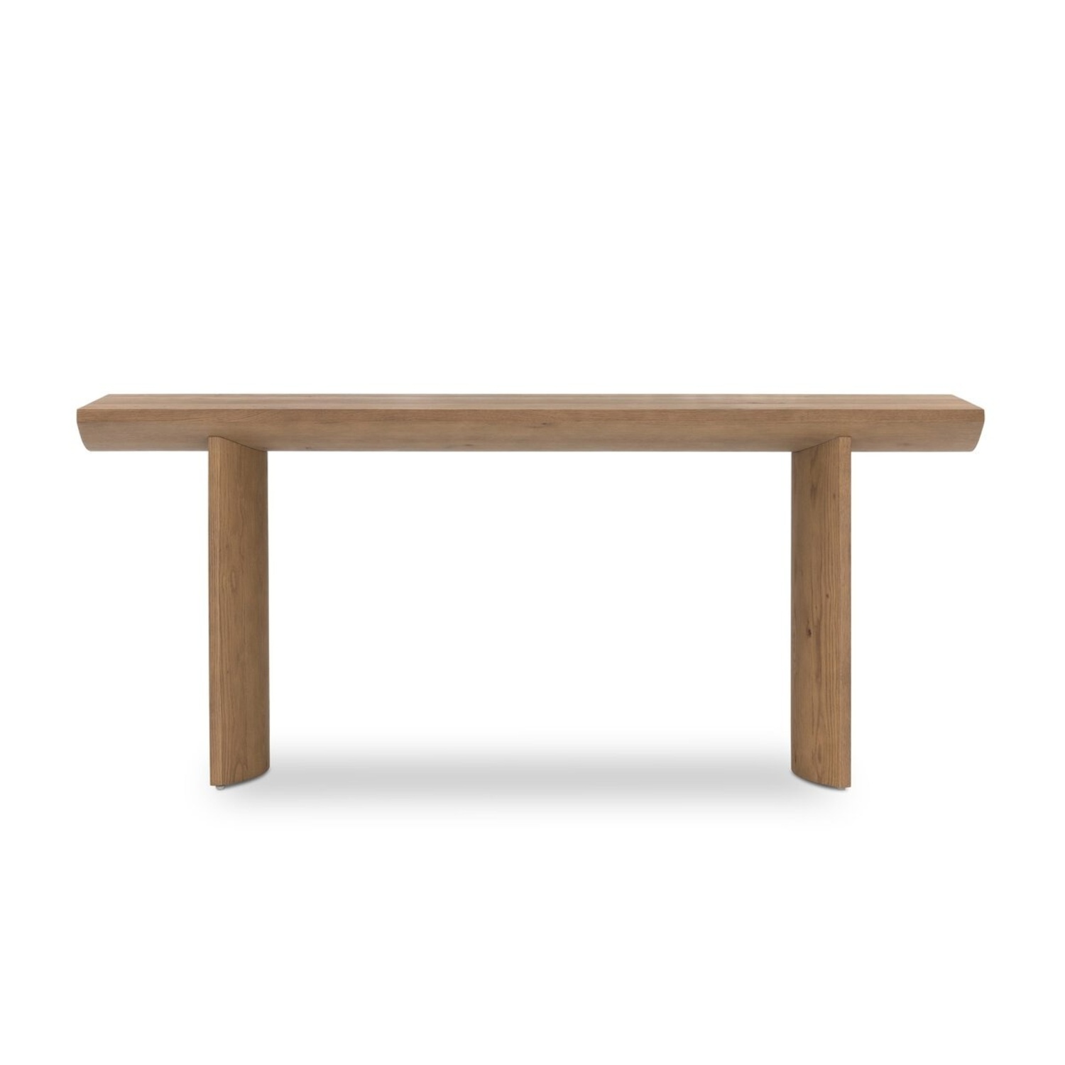 Four Hands Pickford Oak Veneer Console Table - AptDeco