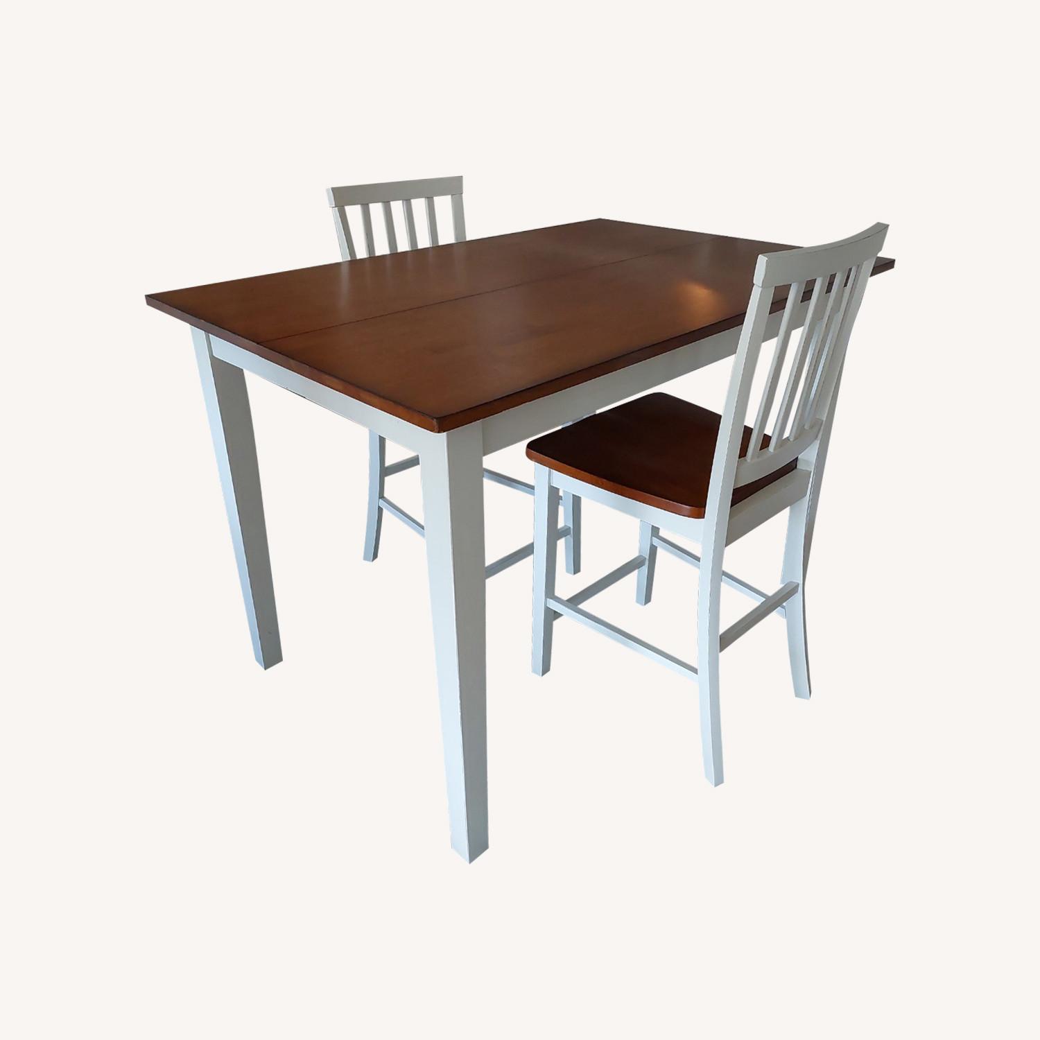 InterDesign Table, Two Chairs - AptDeco