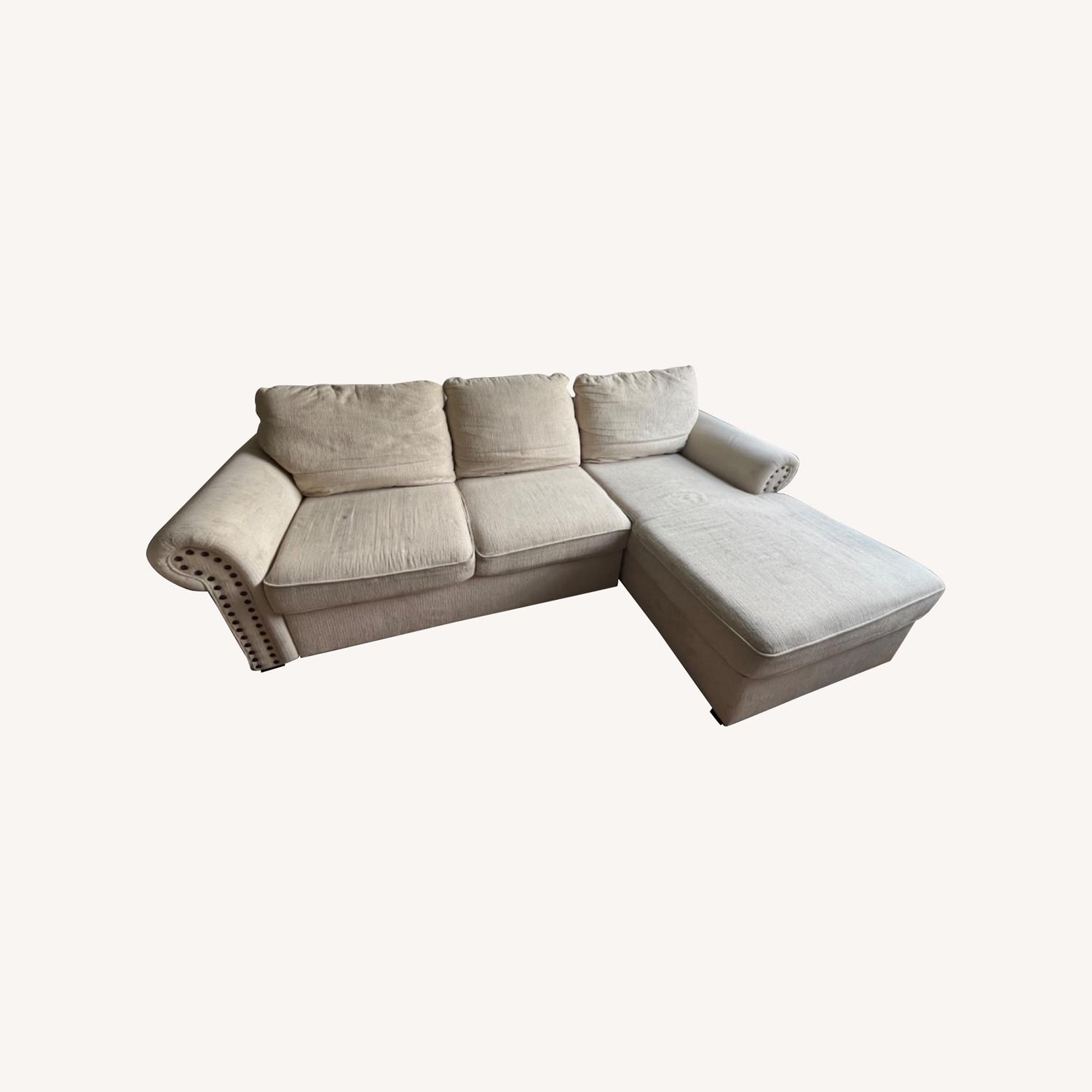 Pullout Sectional Sleeper Sofa - AptDeco