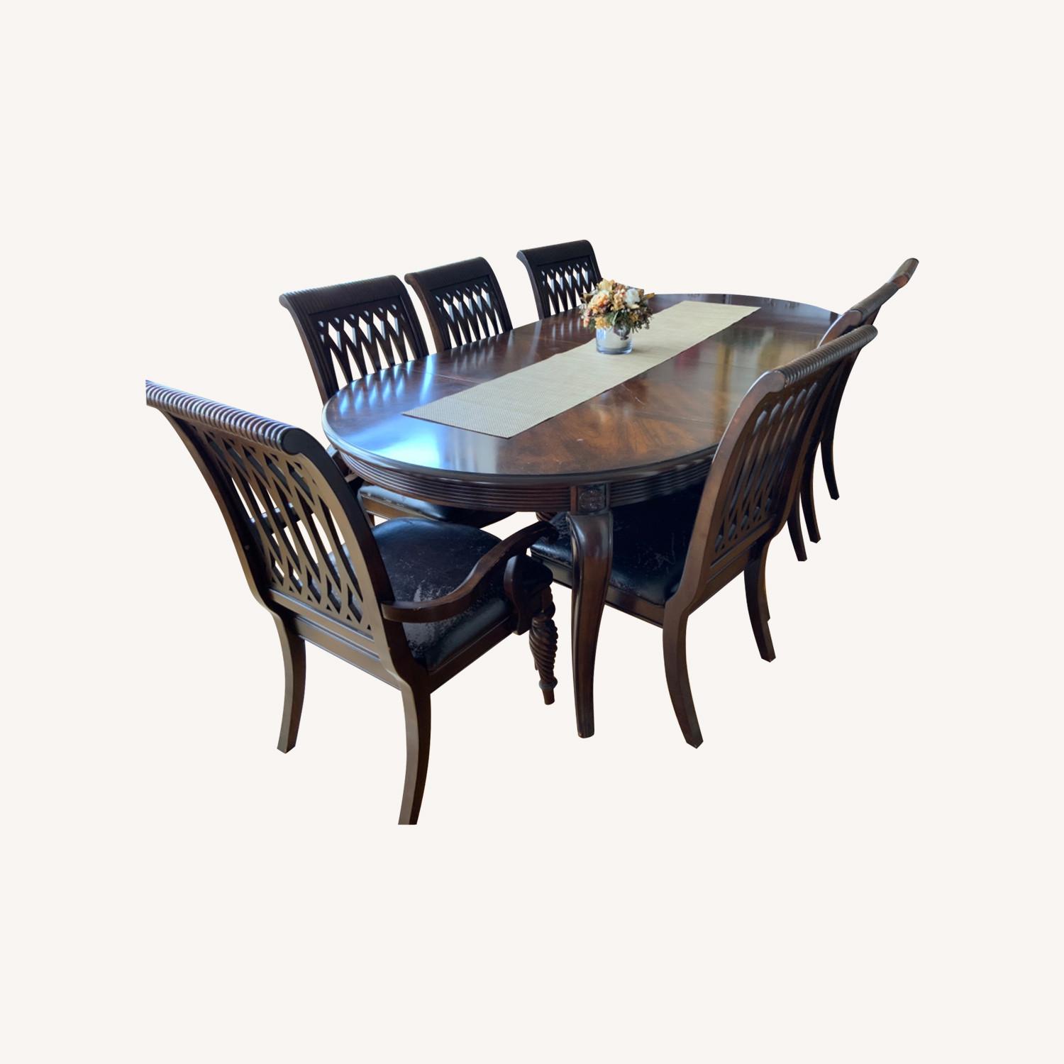 Bernhardt Wood Dining Room Table - AptDeco