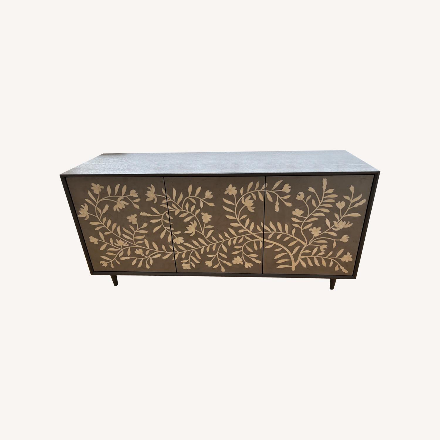 Arhaus Media Console Dusk Grey - AptDeco