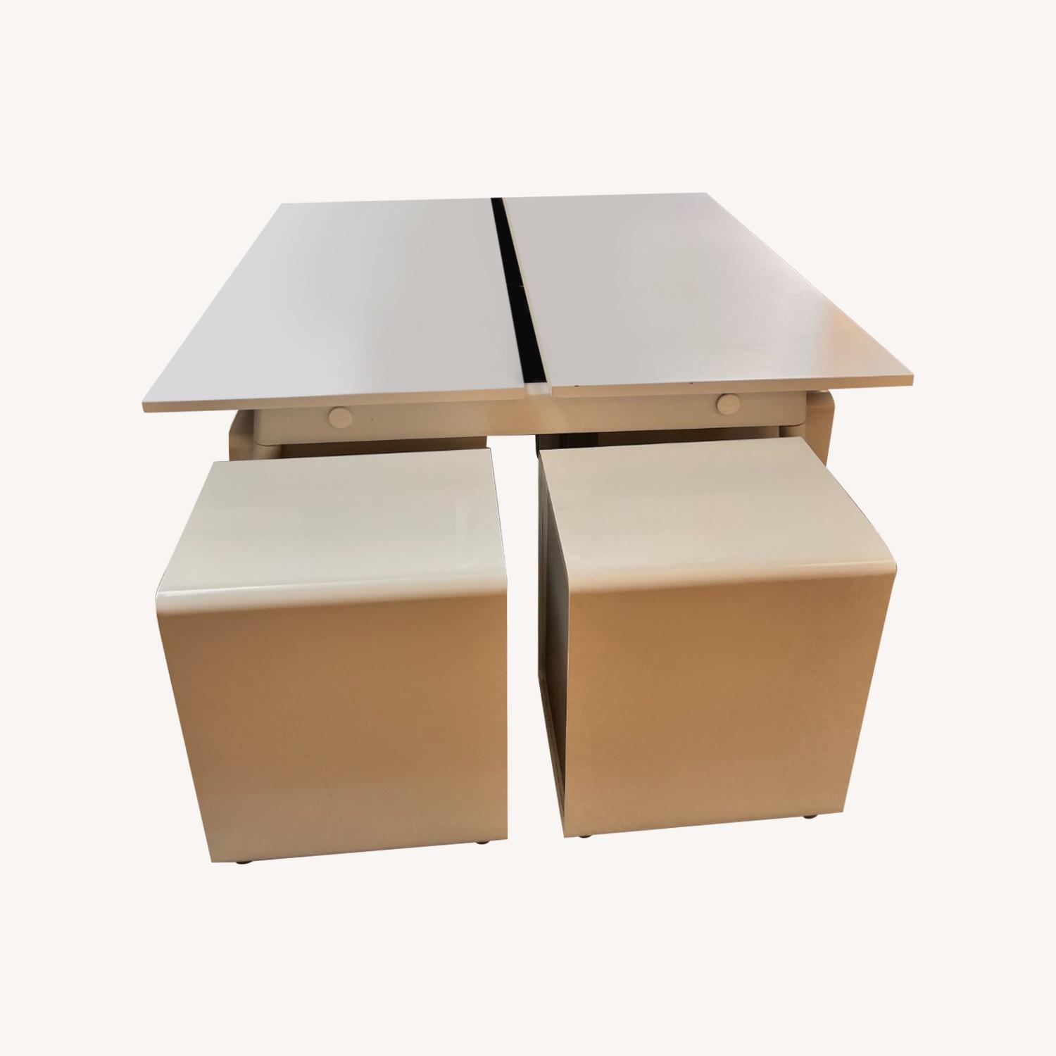 Poppin Double Desk Set Series A - AptDeco