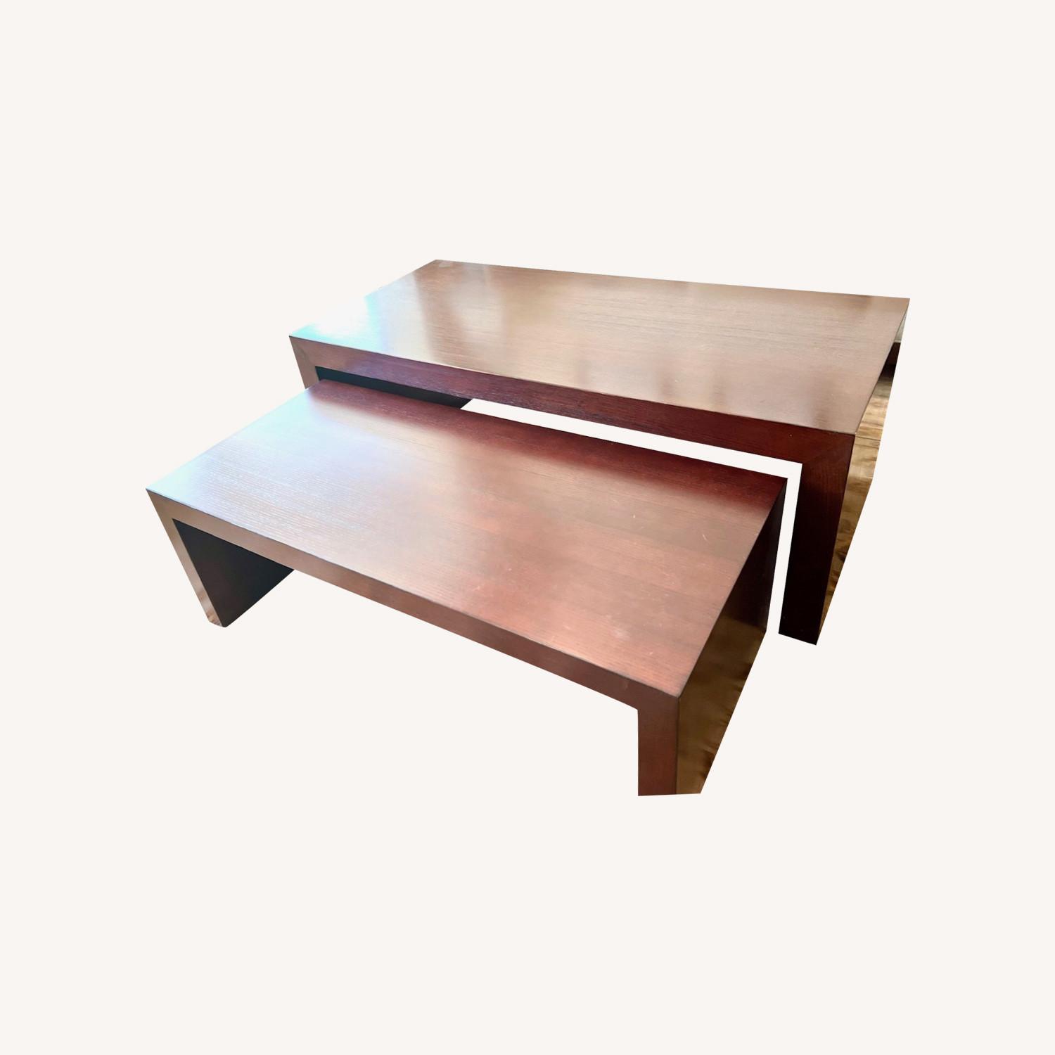 Ethan Allan Nesting Coffee Tables - AptDeco