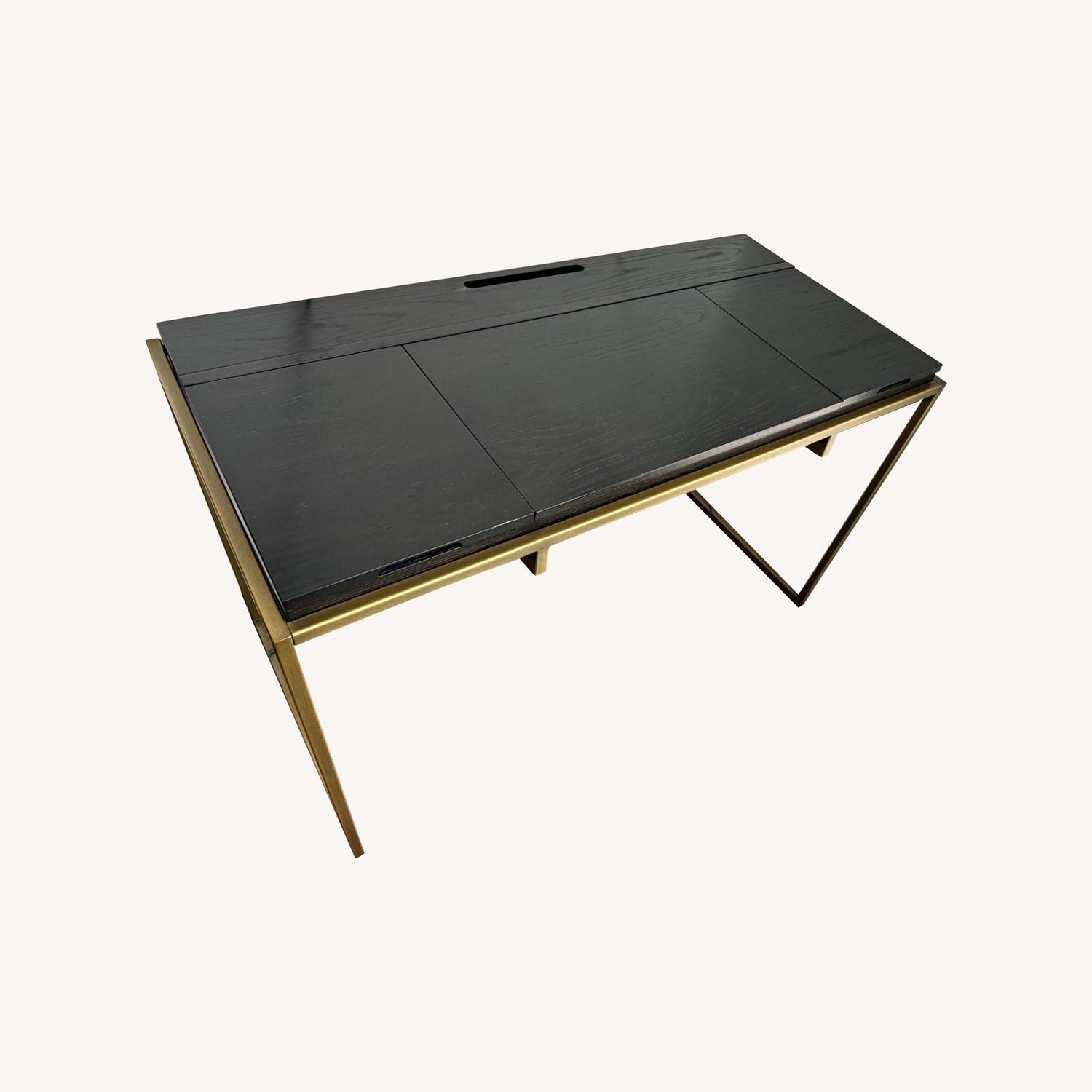 Article Oscuro Writing Desk (Black) - AptDeco
