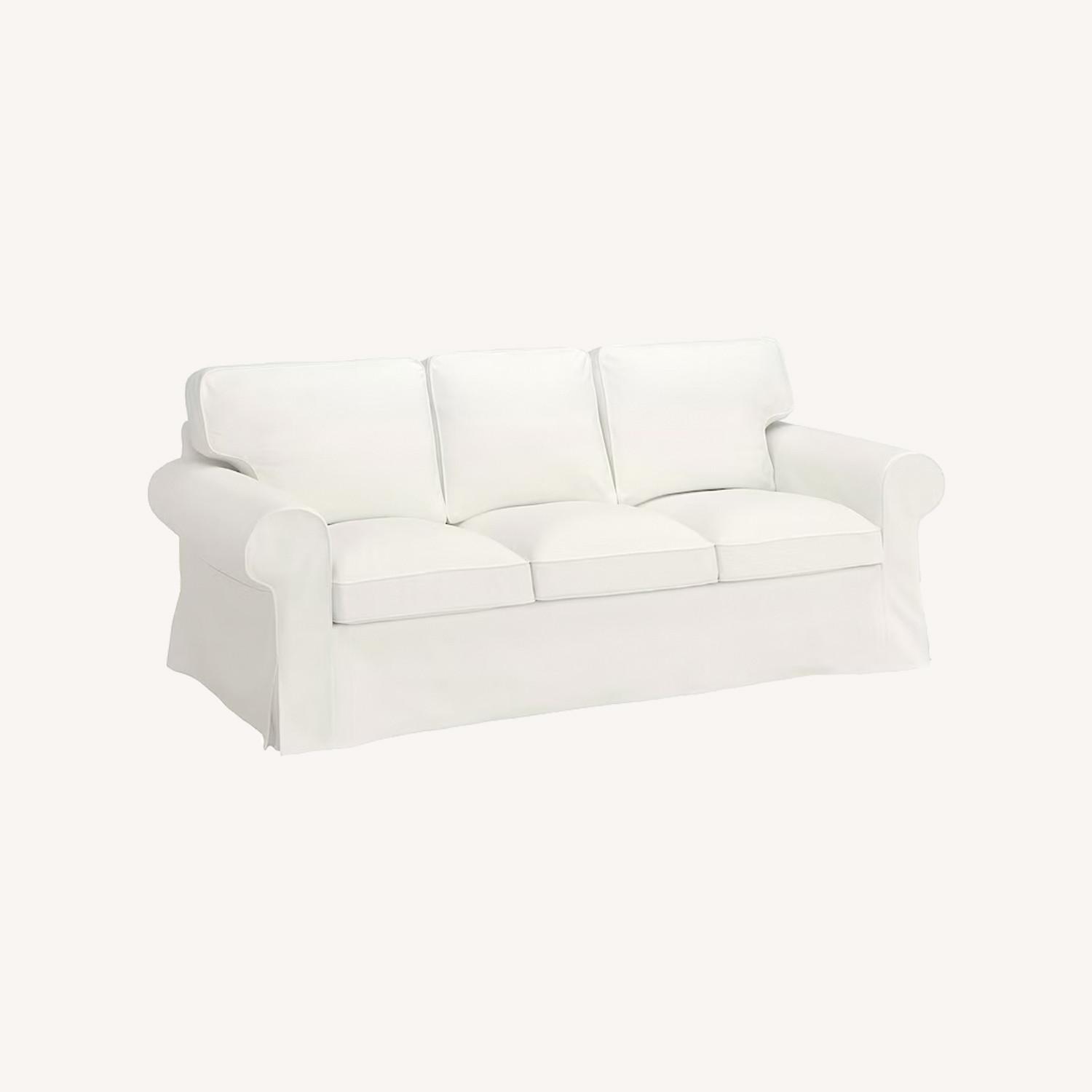 IKEA White Sofa - AptDeco