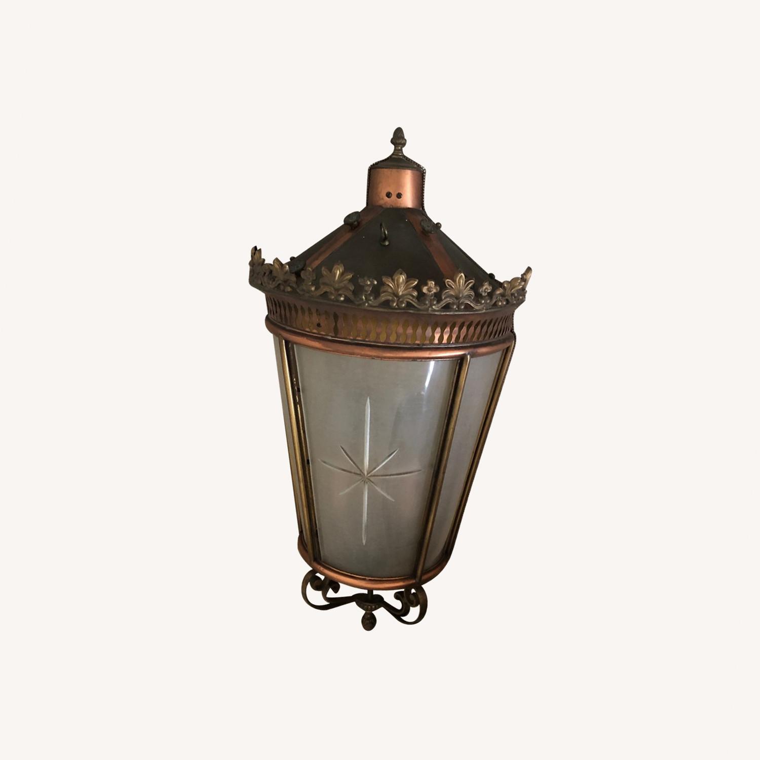 Antique French Street Lighting Fixture - AptDeco