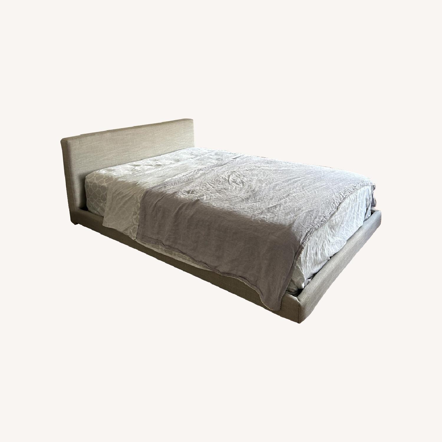 Article Tessu Clay Taupe Queen Bed - AptDeco
