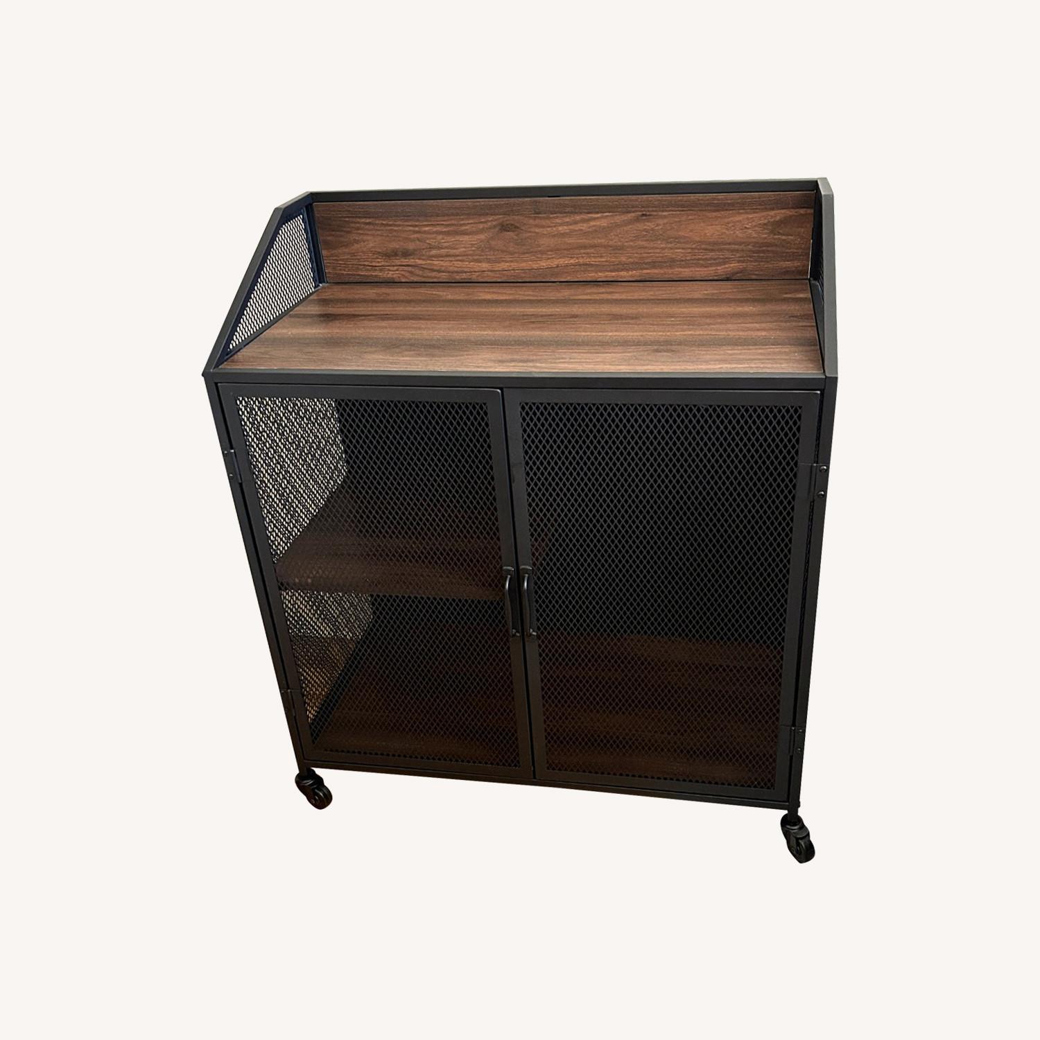 Industrial Bar Cart - AptDeco