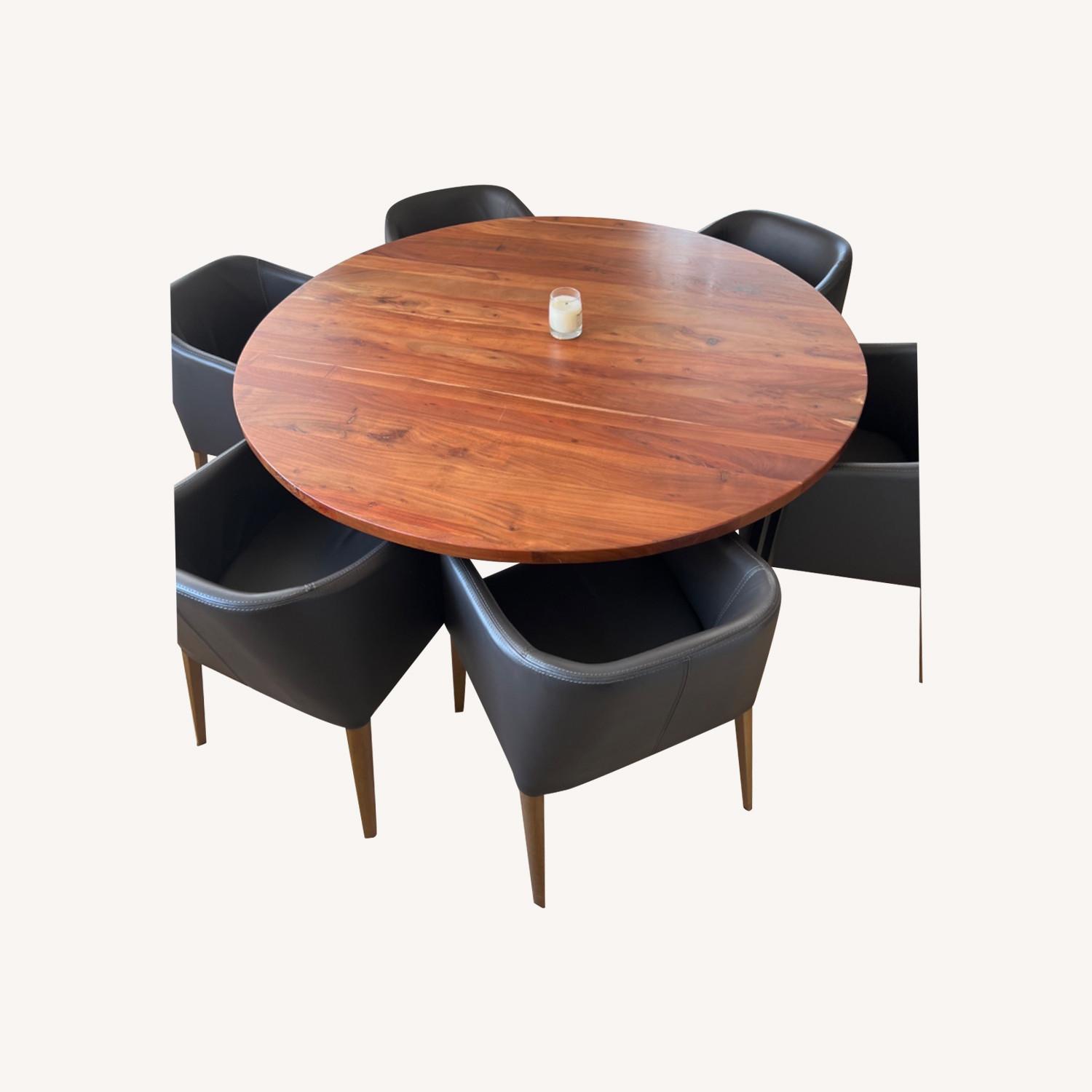Scandinavian Designs Solid Acacia Dining Set - AptDeco