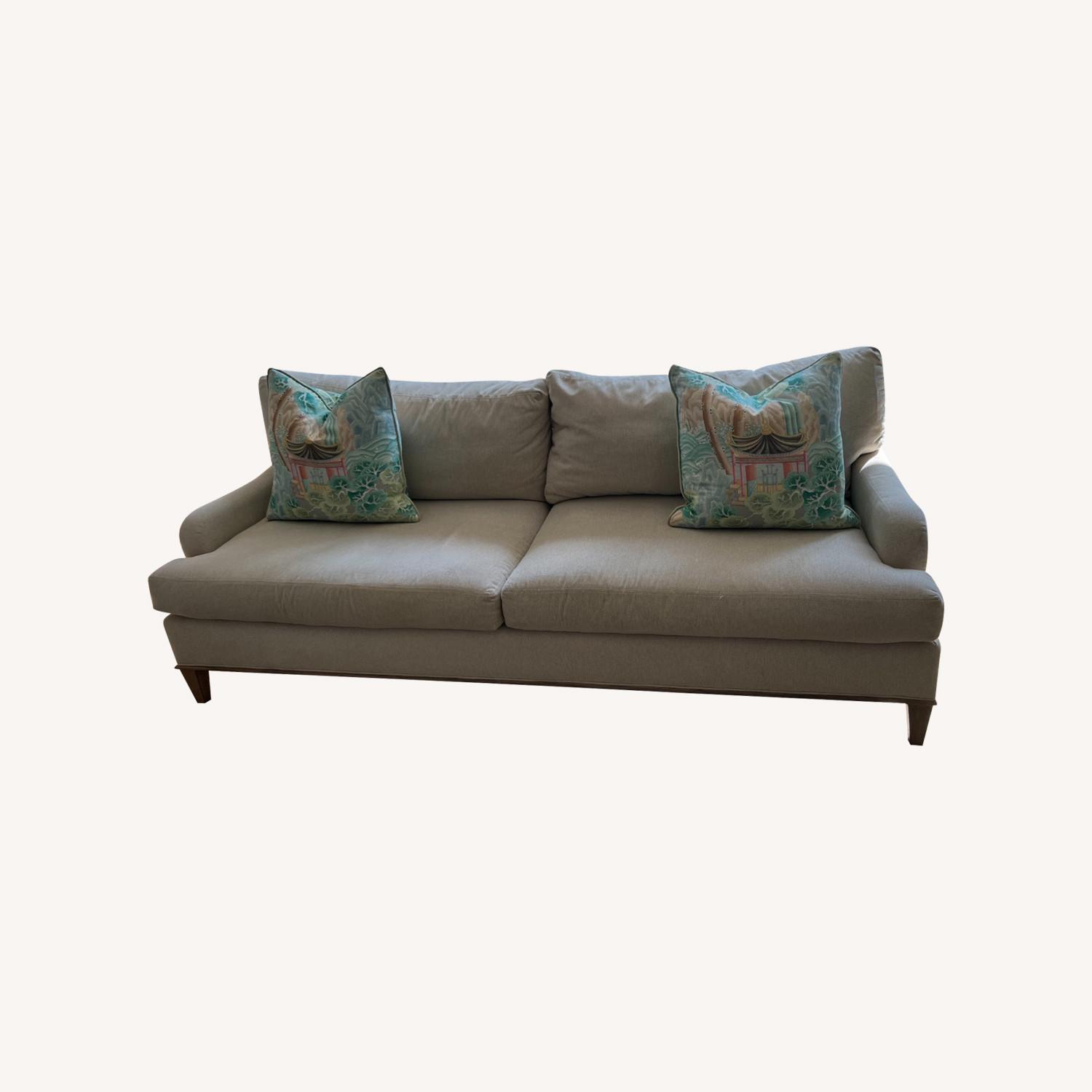 Beige Custom Design Sofa - AptDeco