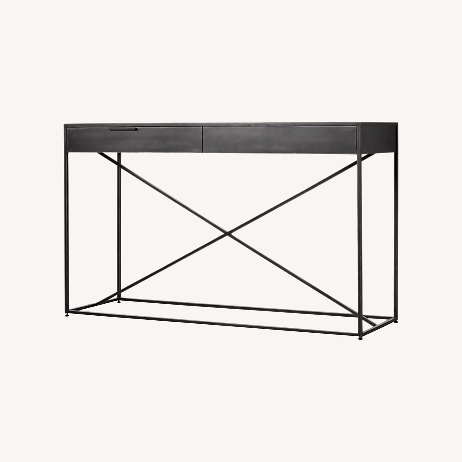 Restoration Hardware Gramercy Mirrored Console Table - AptDeco