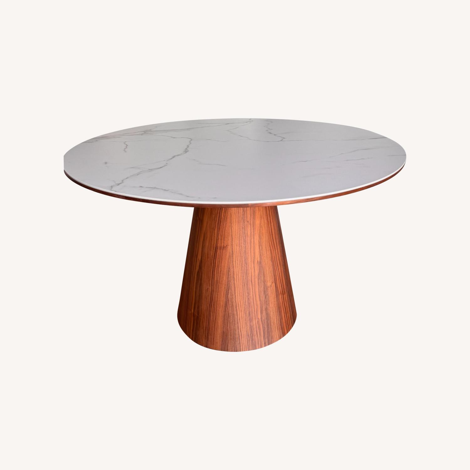 Rove Concepts European Ceramic Round Table (47in) - AptDeco