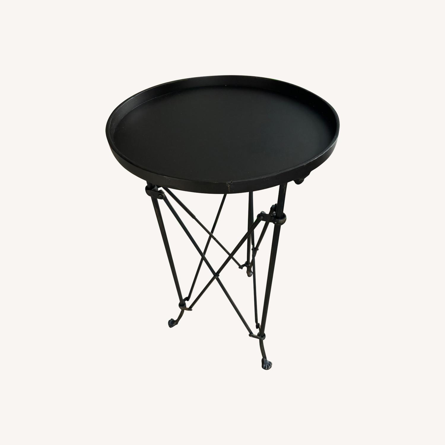 Accordion Side Tables - Antique Bronze - AptDeco