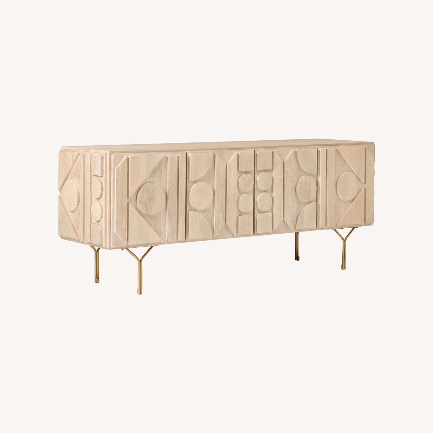 West Elm Pictograph Media Console - AptDeco