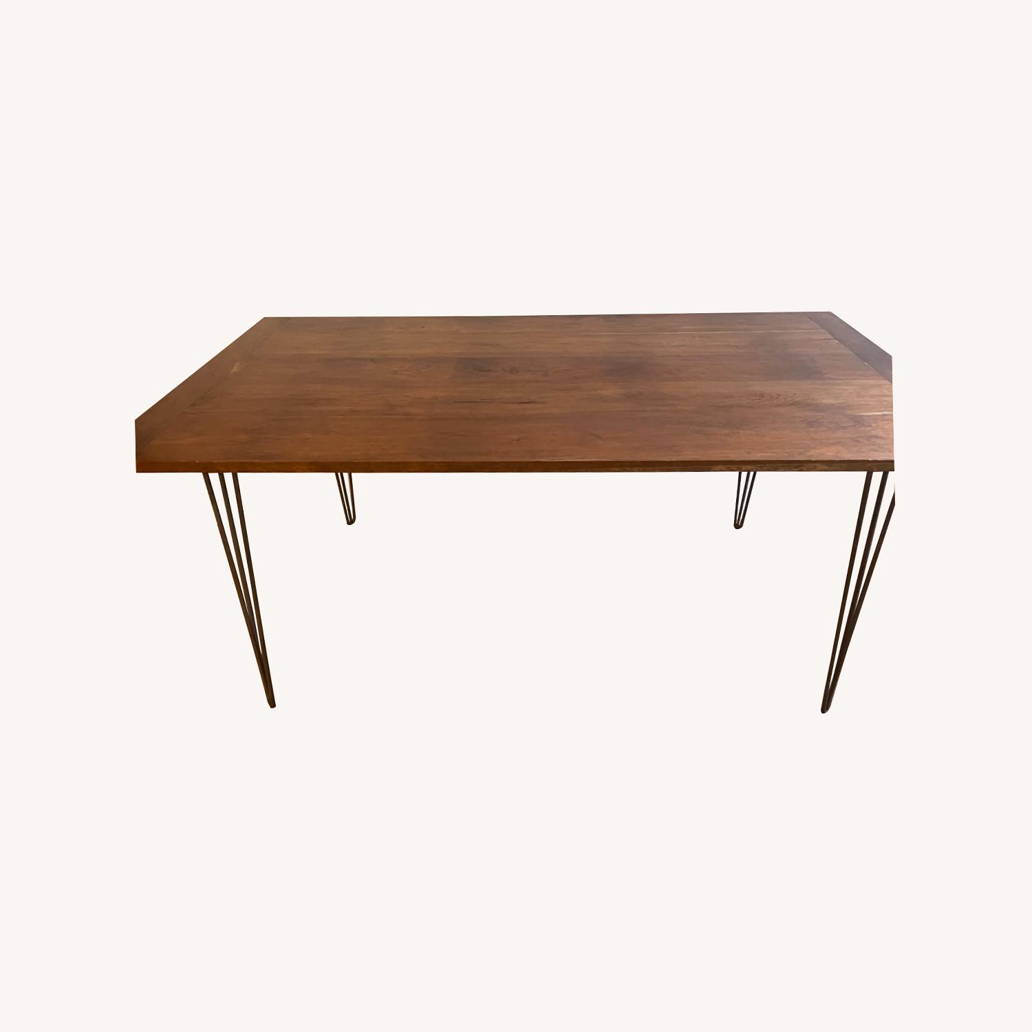 Custom Made Solid Wood Dining Table - AptDeco