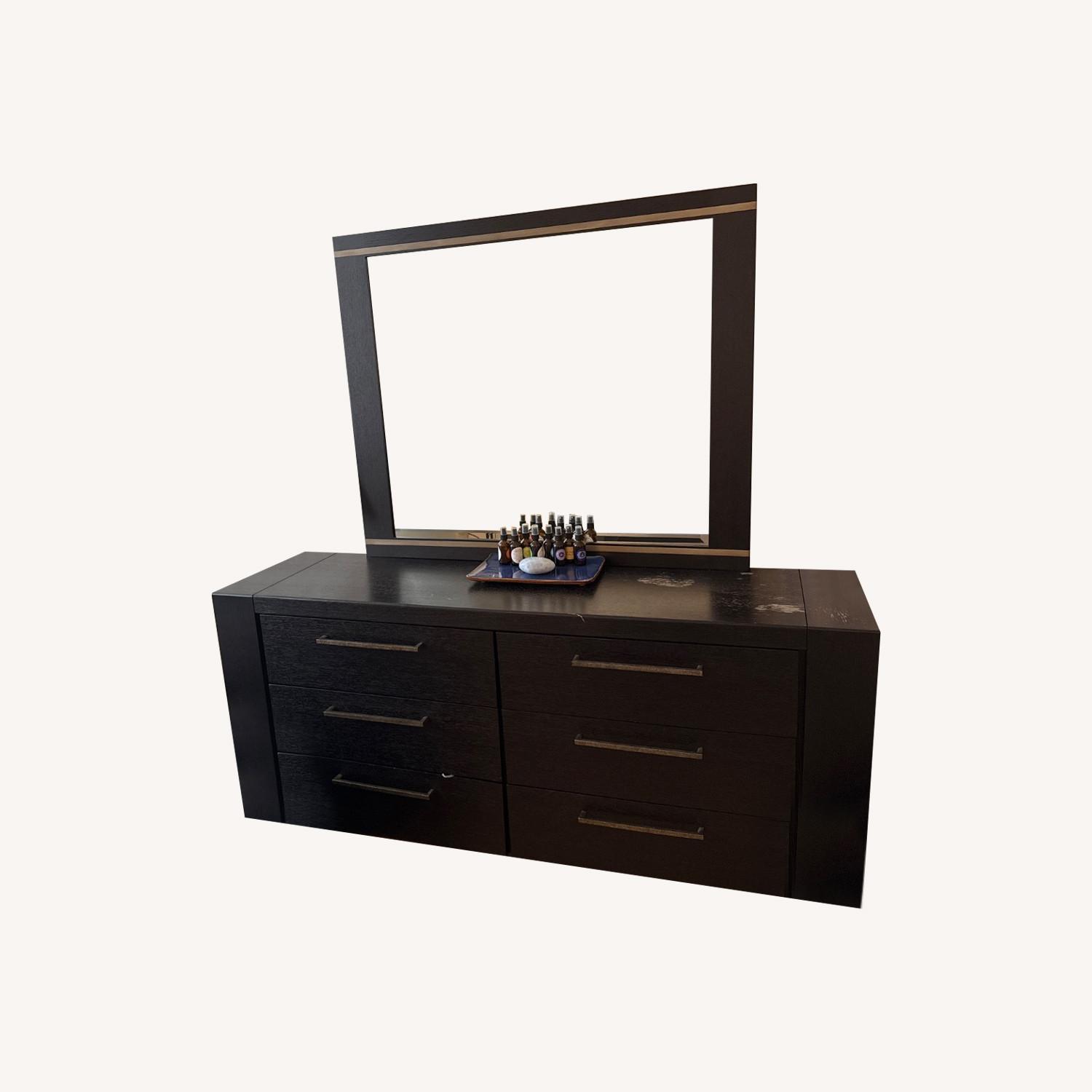 Raymond & Flanagan dresser w/ mirror - AptDeco