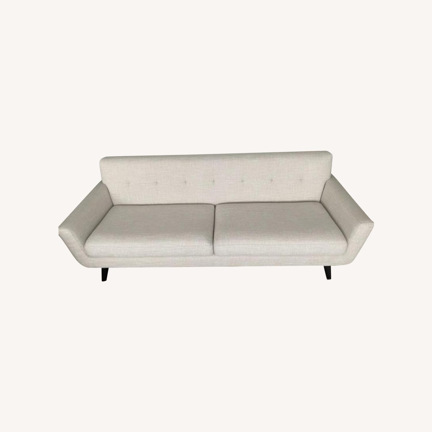 Off White Contemporary Sofa - AptDeco