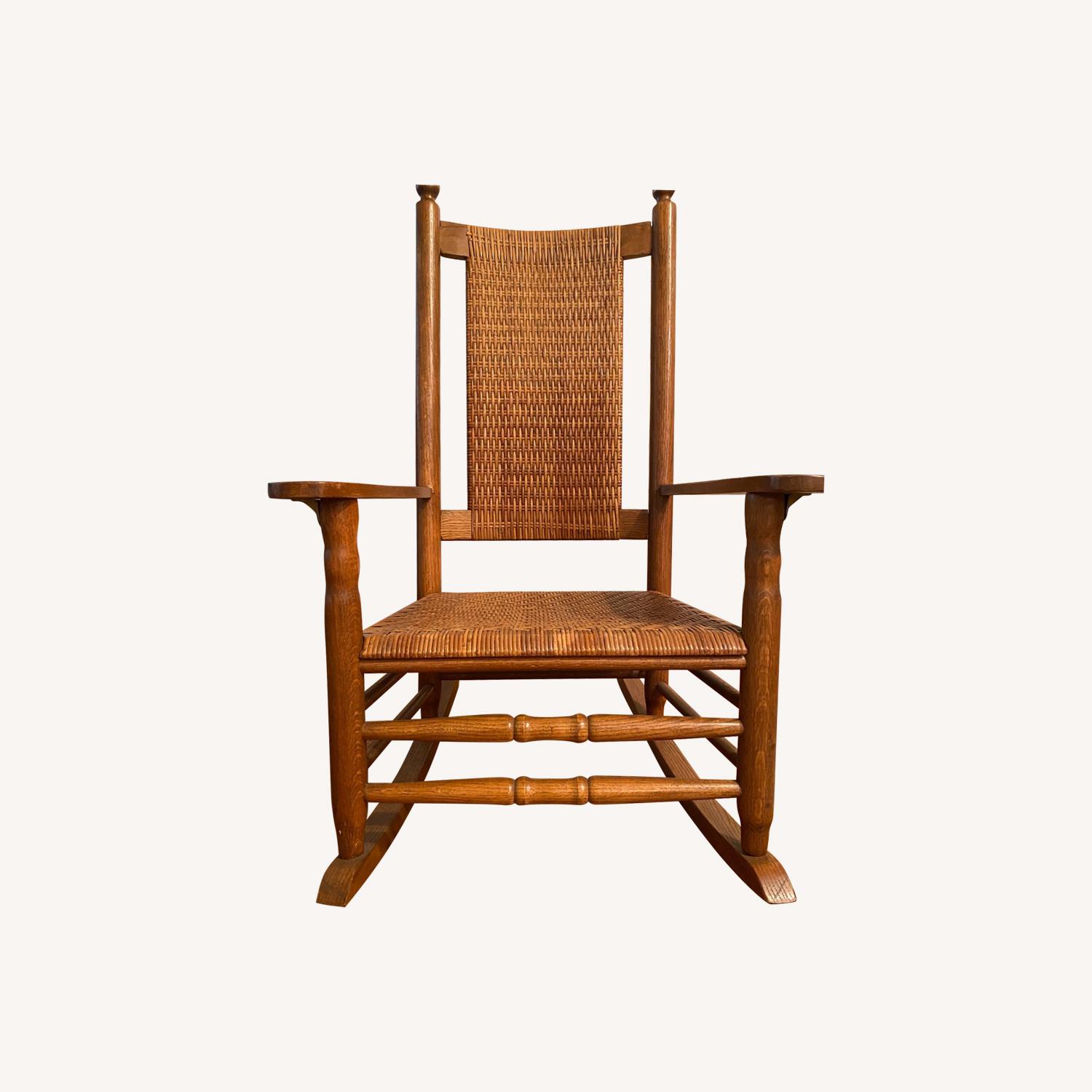 Official Kennedy Rocker - Wood Rocking Chair - AptDeco